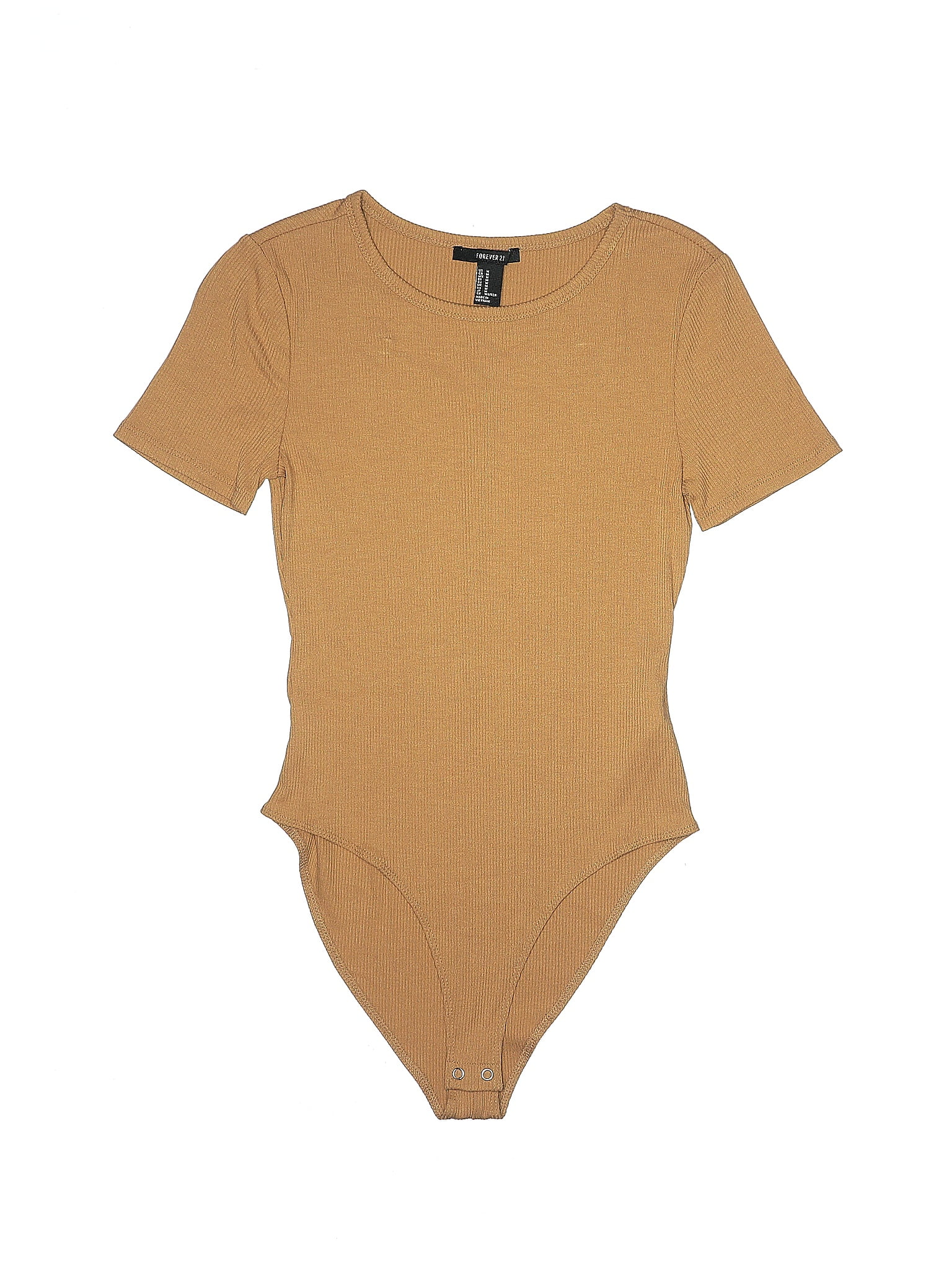 Forever 21 Solid Tan Bodysuit Size M - 7% off | ThredUp