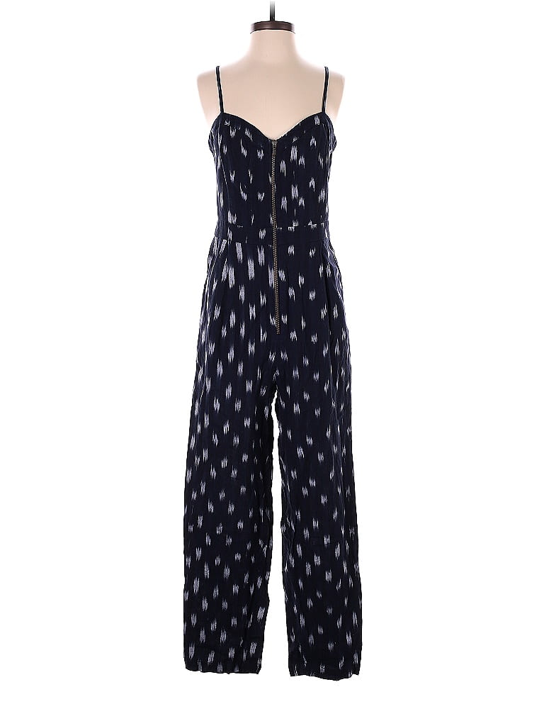 Elevenses 100 Cotton Navy Blue Jumpsuit Size 10 68 Off Thredup