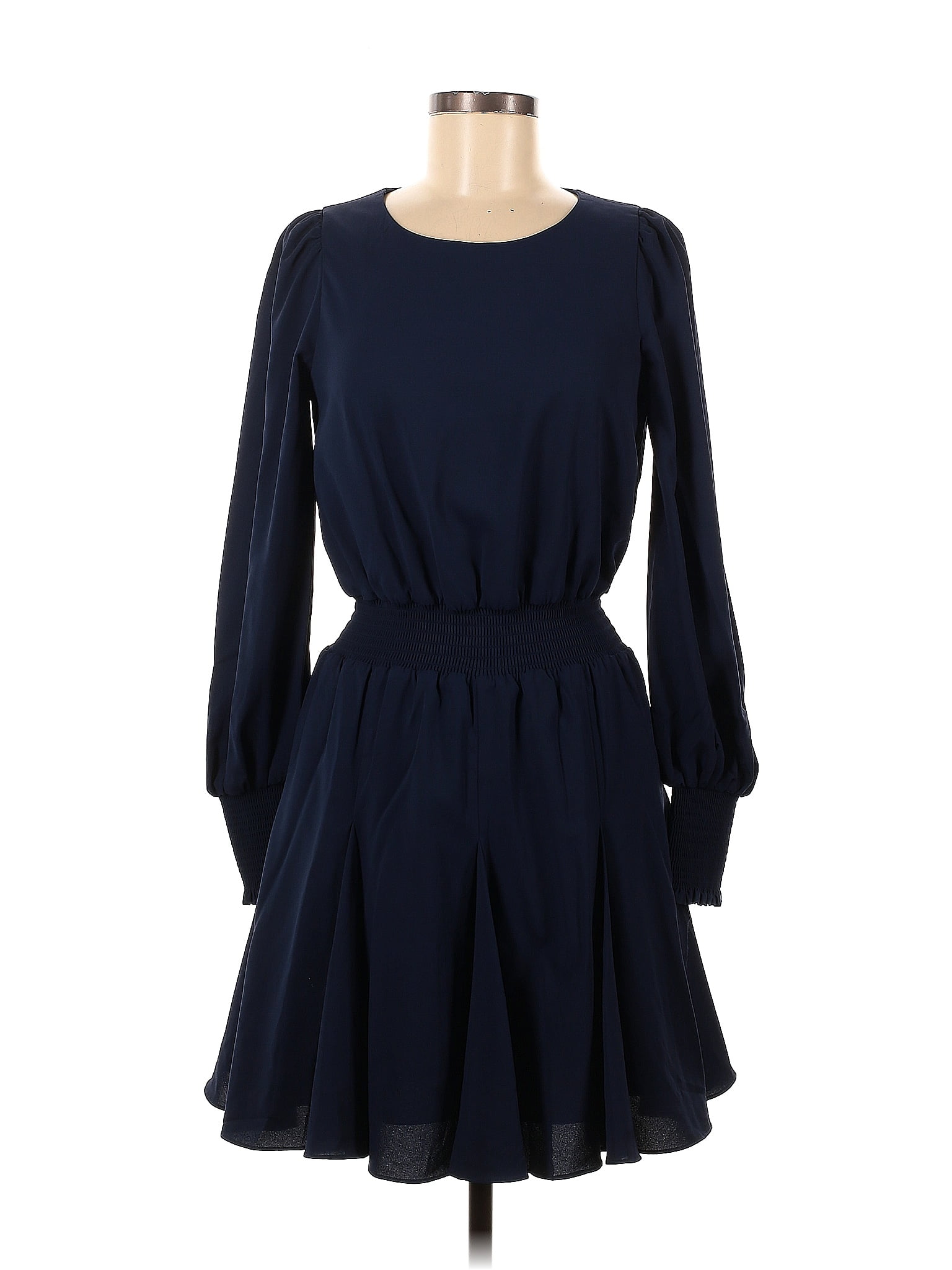 Lilly Pulitzer Solid Navy Blue Casual Dress Size 4 56 Off Thredup