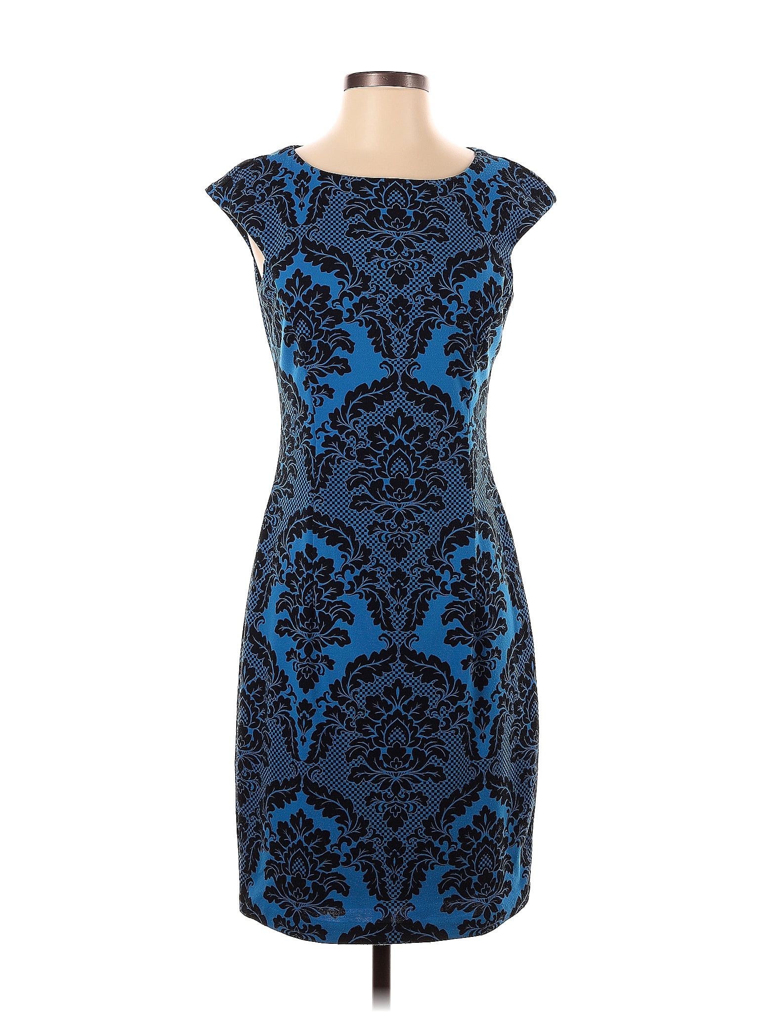 Maggy London Multi Color Blue Casual Dress Size 4 79 Off Thredup