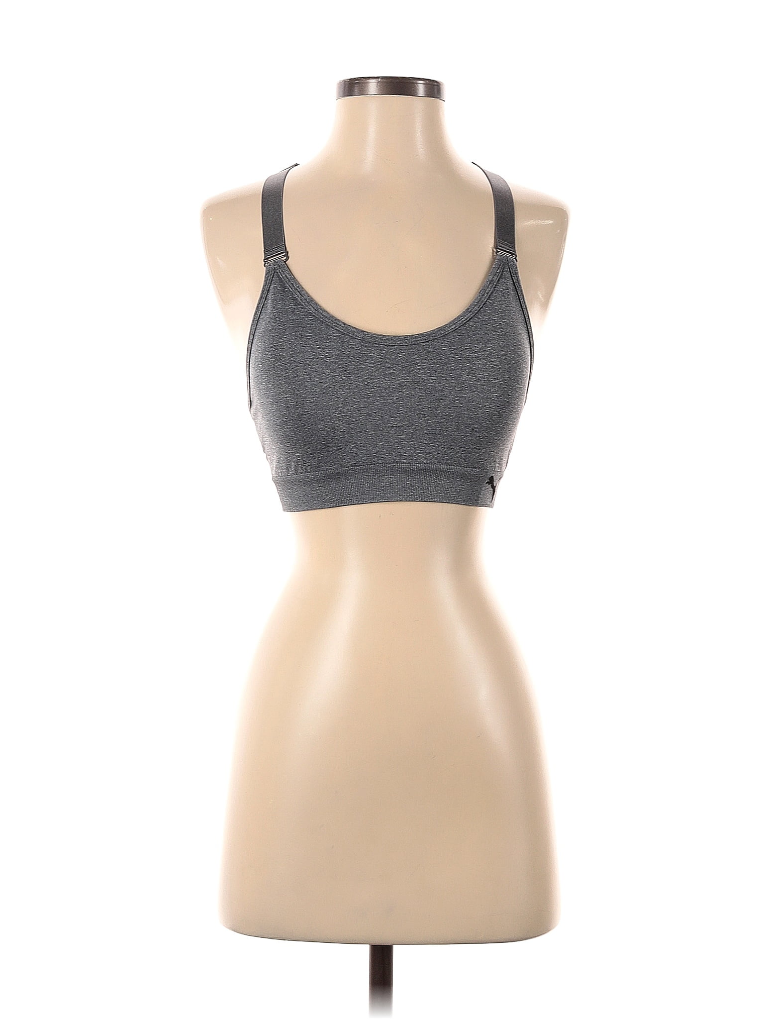 Puma Gray Sports Bra Size S - 57% off | ThredUp