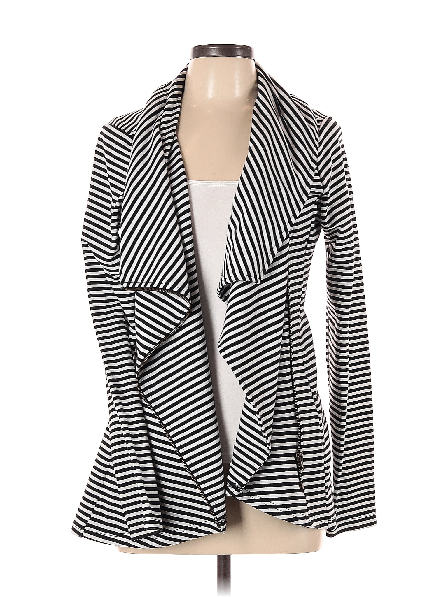 Andree by UNIT Stripes Multi Color Black Jacket Size L - 66% off | ThredUp