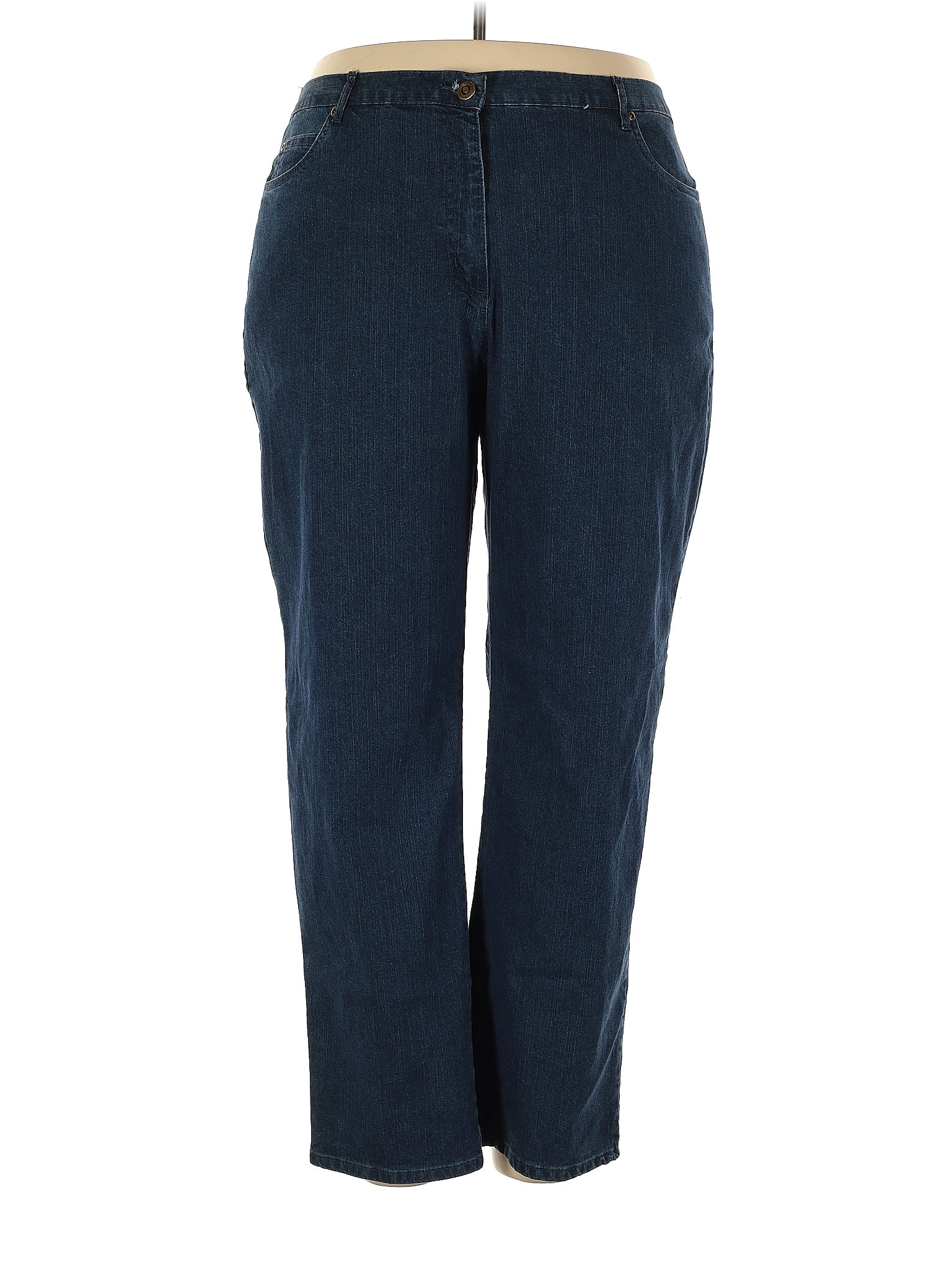 Ruby Rd. Solid Blue Jeans Size 20 (Plus) - 60% off | ThredUp