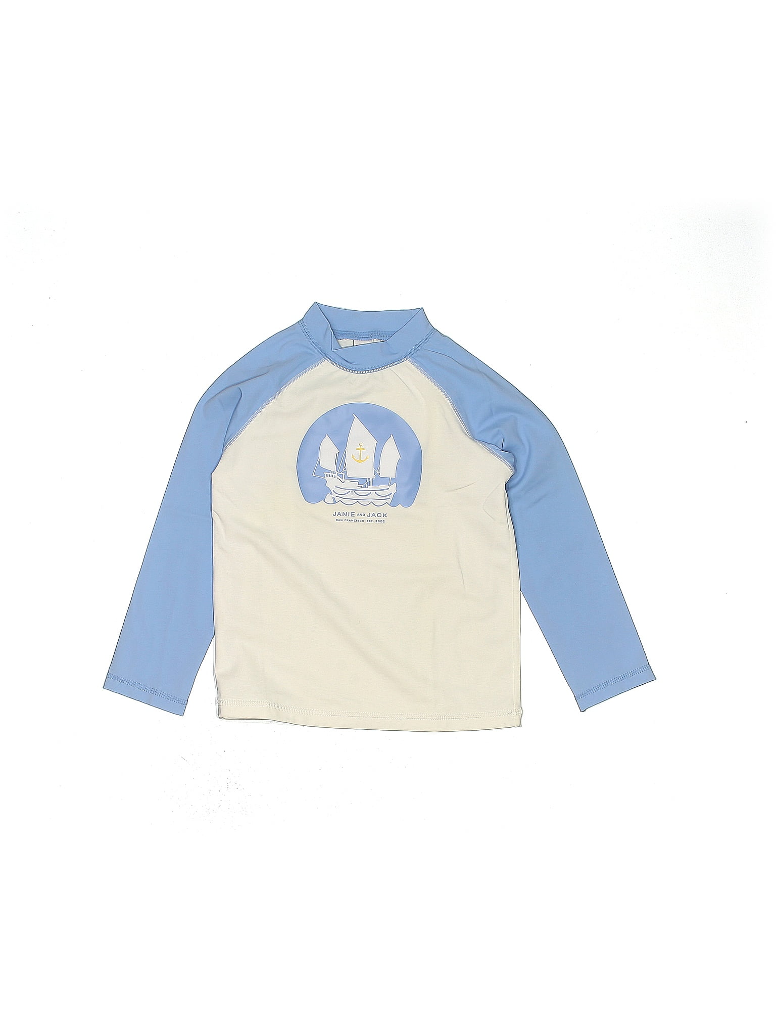 Janie and Jack Blue Rash Guard Size 4 - 58% off | ThredUp