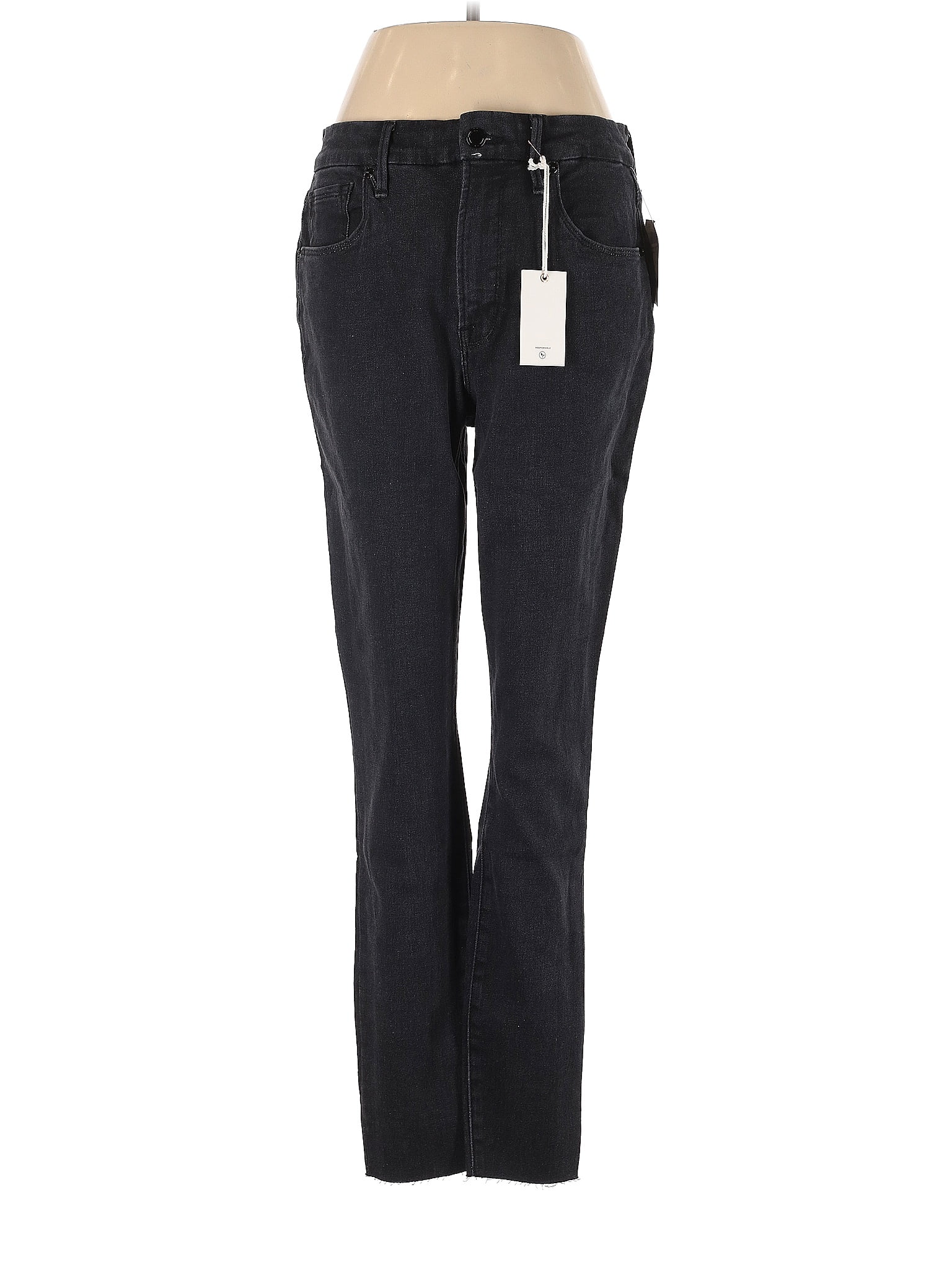 Good American Solid Black Jeans Size 12 - 69% off | ThredUp