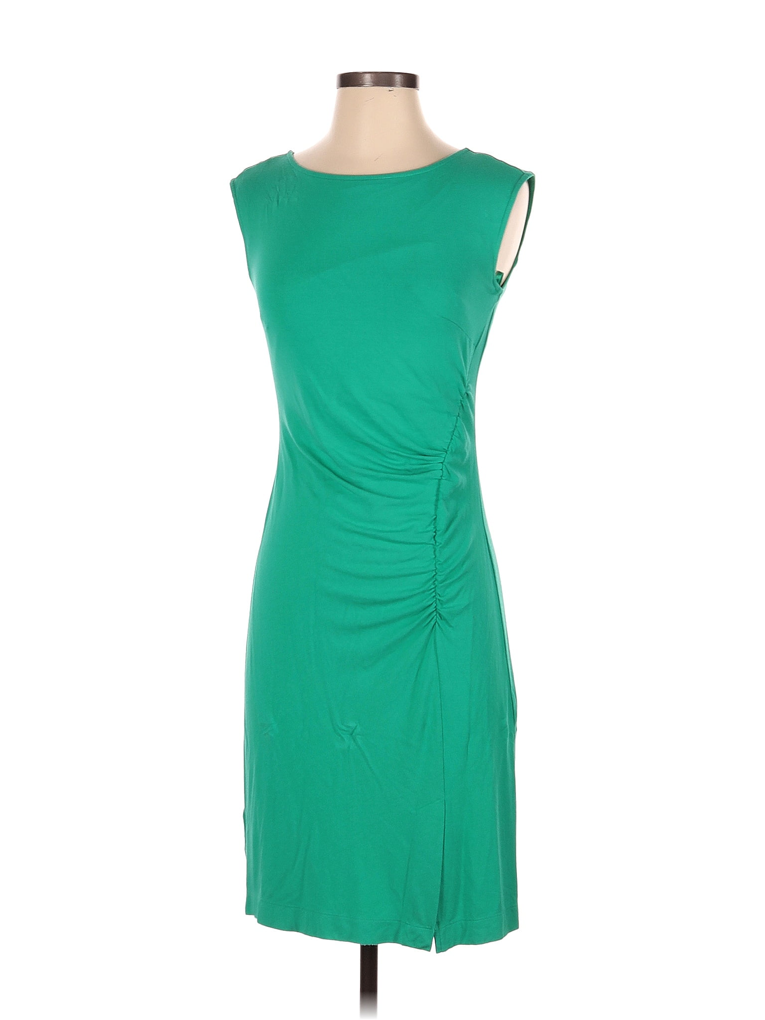 Ann Taylor Solid Green Casual Dress Size Xs 80 Off Thredup