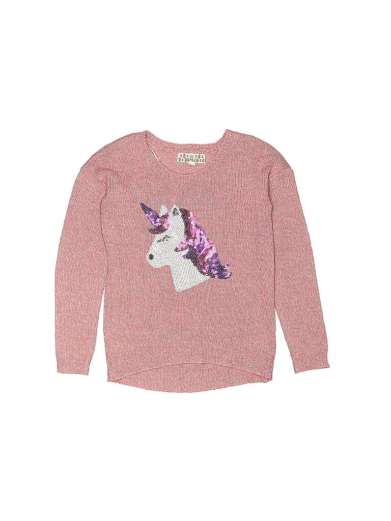 Pink Republic 100% Acrylic Pink Pullover Sweater Size 10 - 12 - 55% off ...