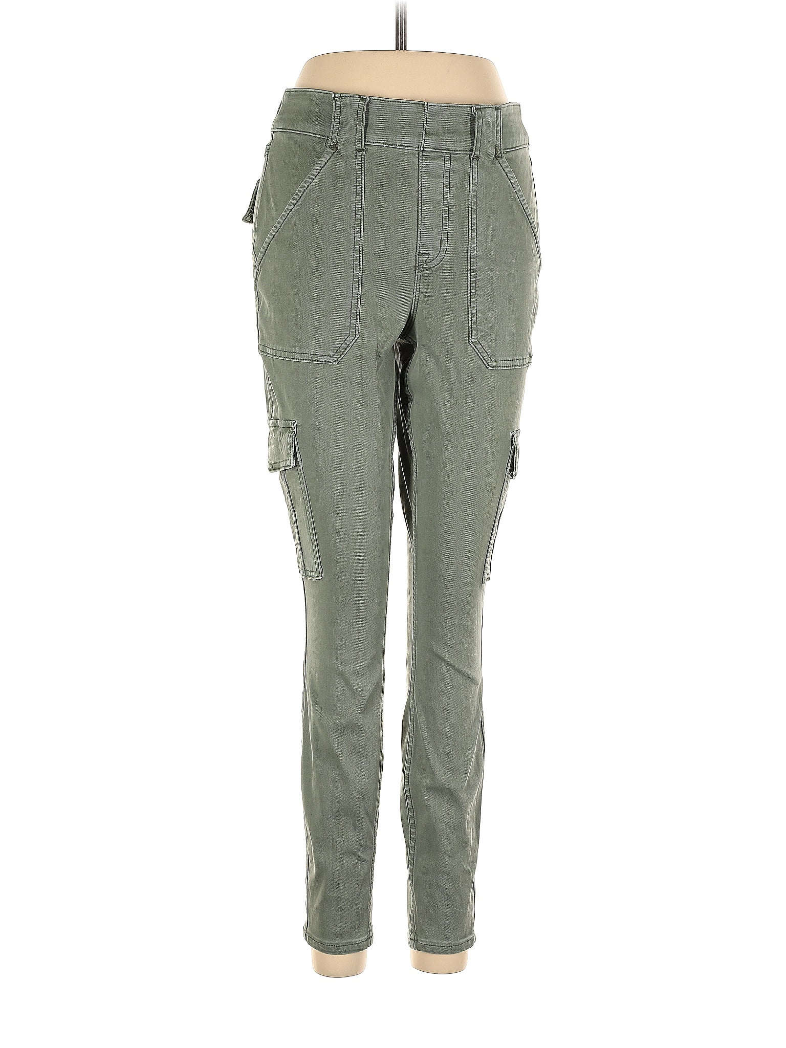 SPANX Solid Green Cargo Pants Size M - 47% off | ThredUp
