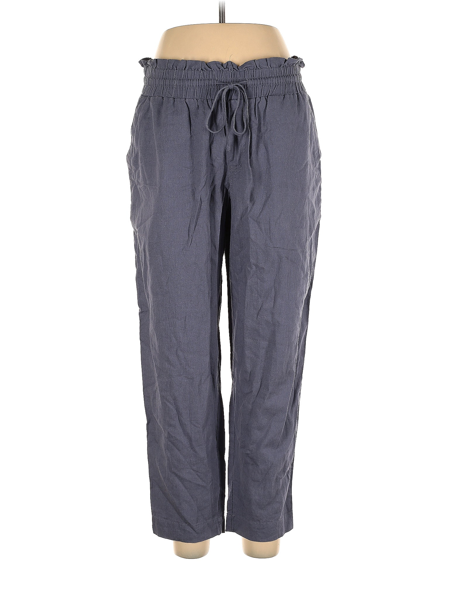 A New Day Solid Gray Casual Pants Size L - 46% off | ThredUp