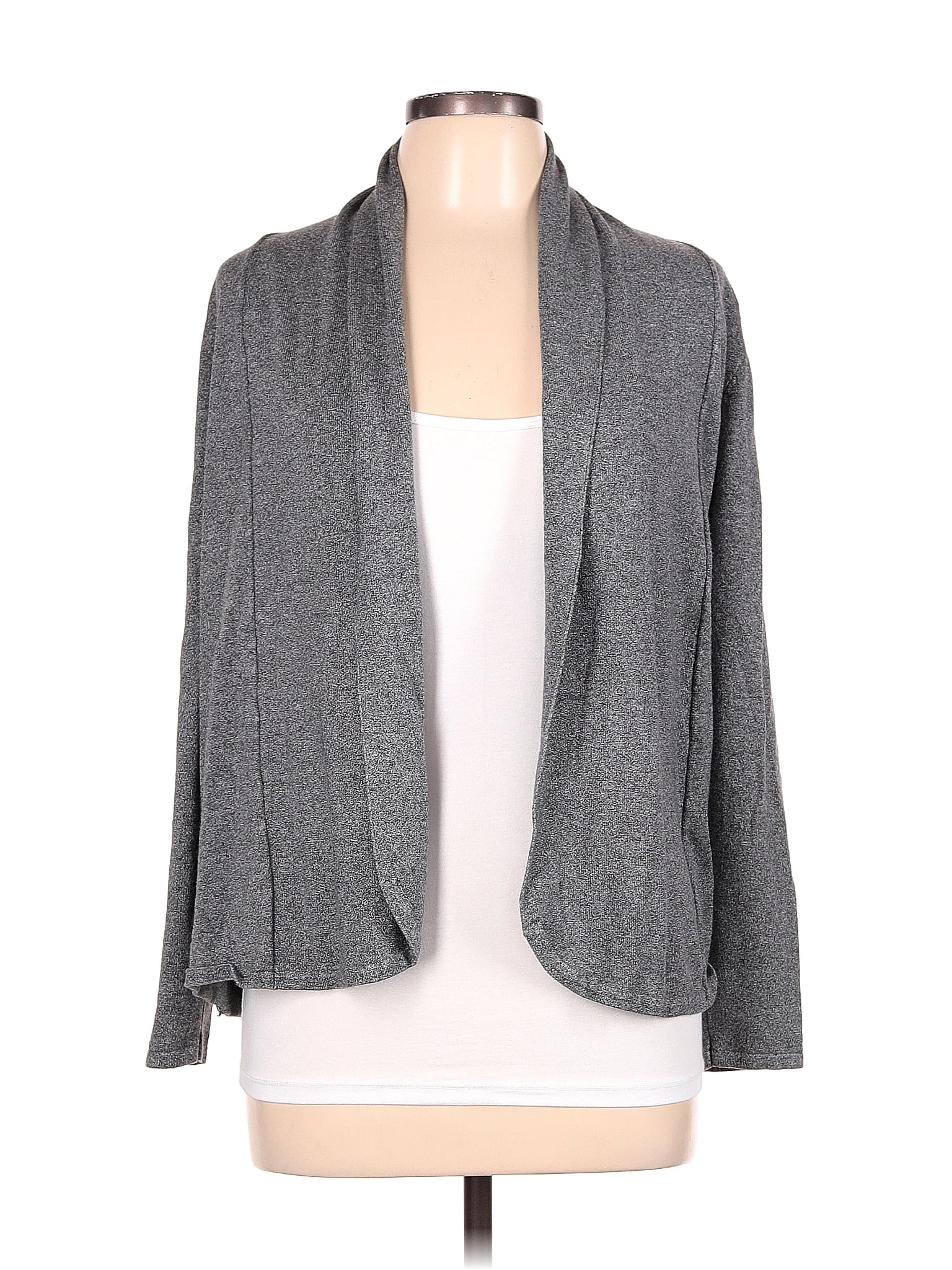 Cyrus Color Block Marled Gray Cardigan Size L - 62% off | ThredUp