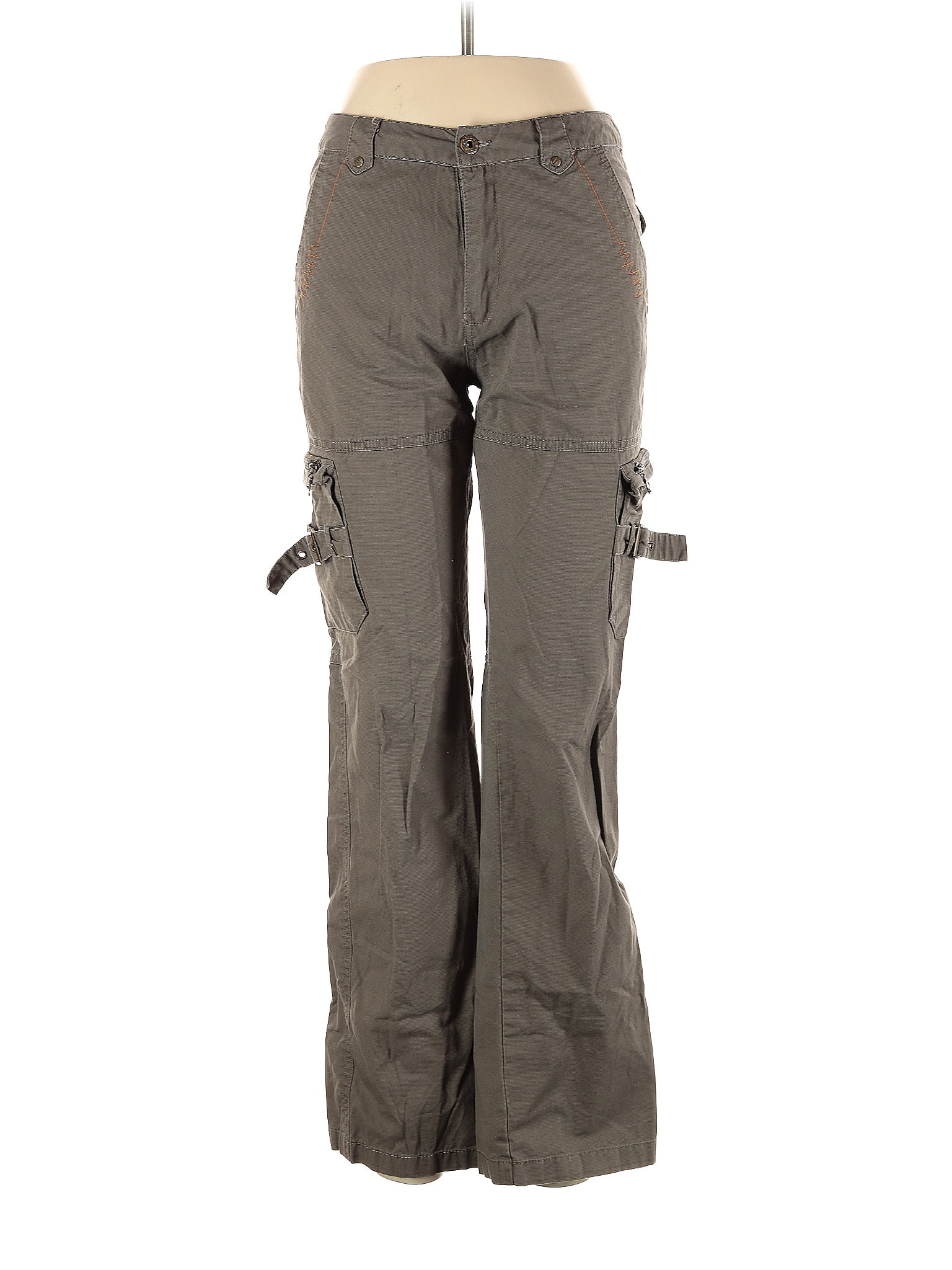 Assorted Brands Solid Green Cargo Pants Size L 41 Off Thredup