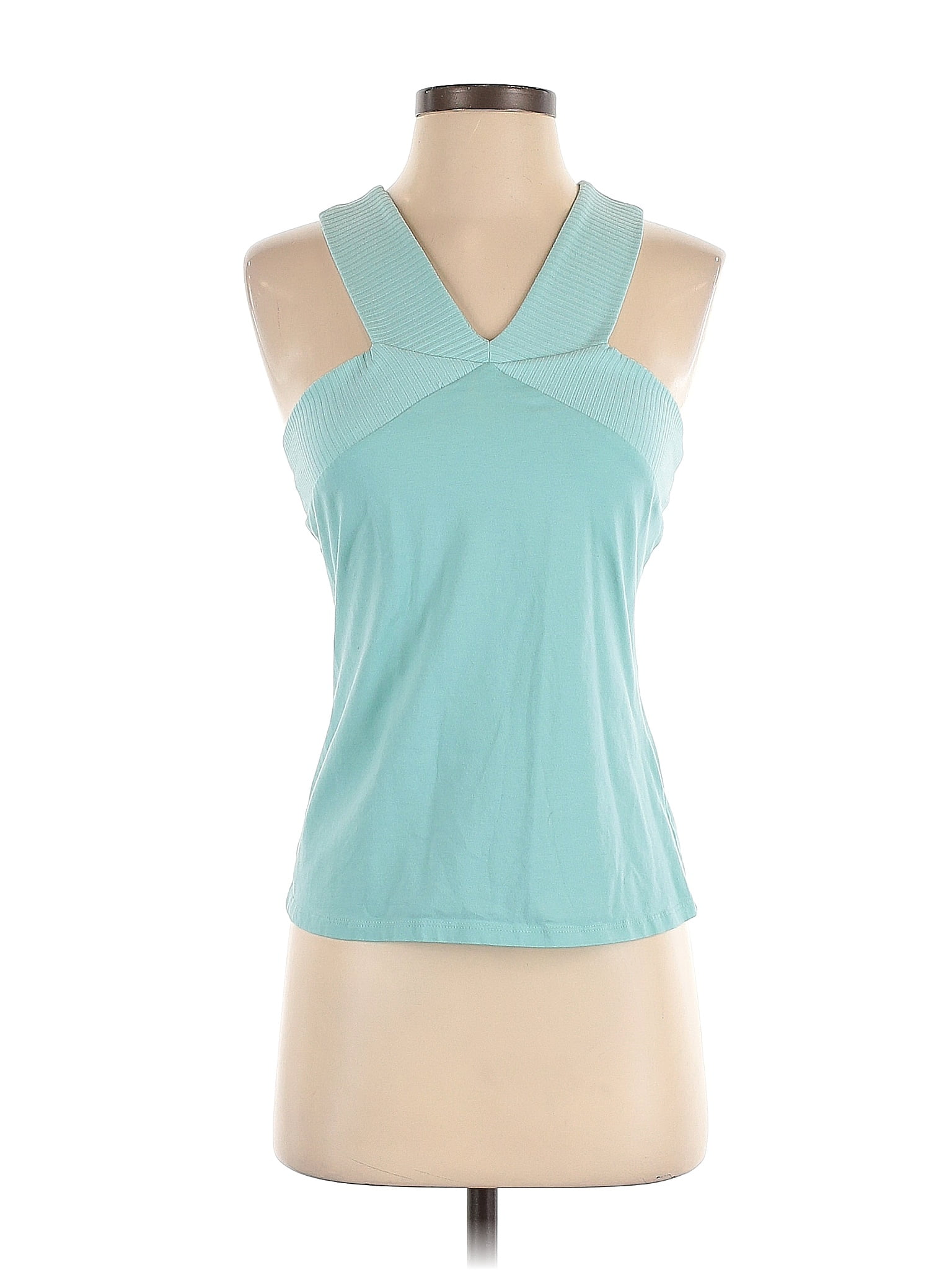 INC International Concepts Color Block Blue Teal Tank Top Size S ...