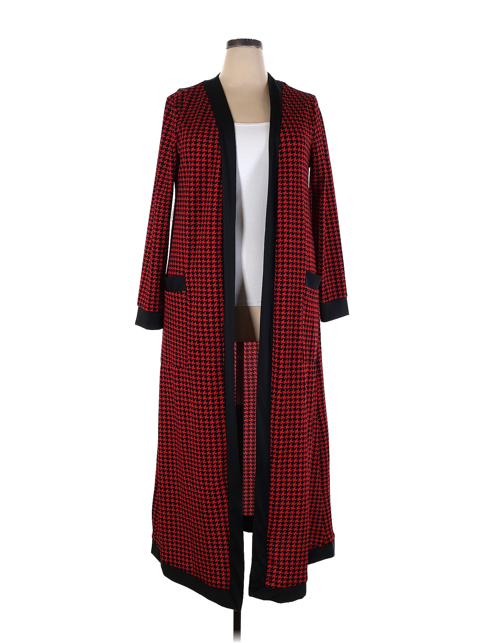 Shein Red Cardigan Size 2X (Plus) - 47% off | ThredUp