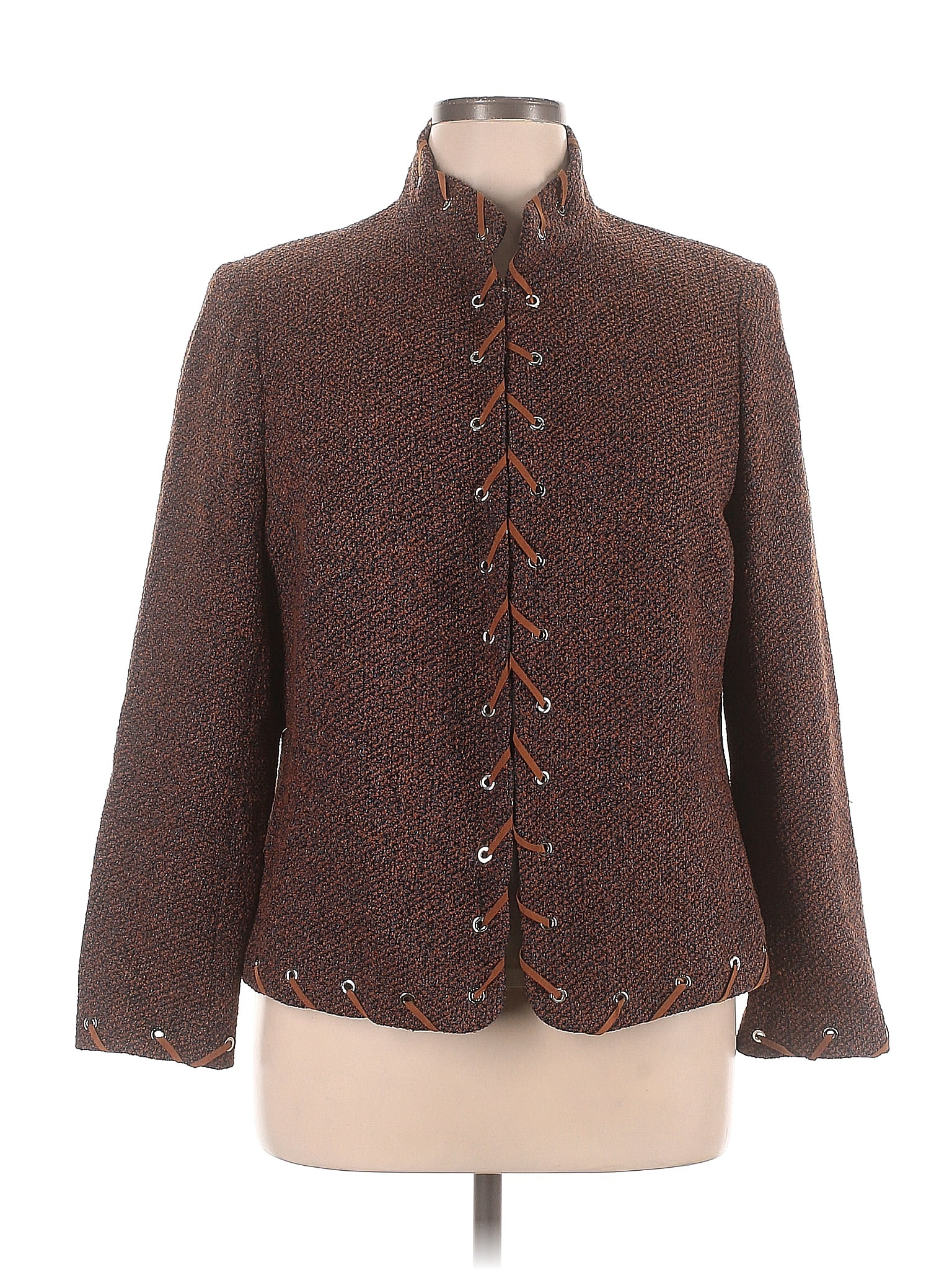 Escada Brown Jacket Size 16 - 86% off | ThredUp