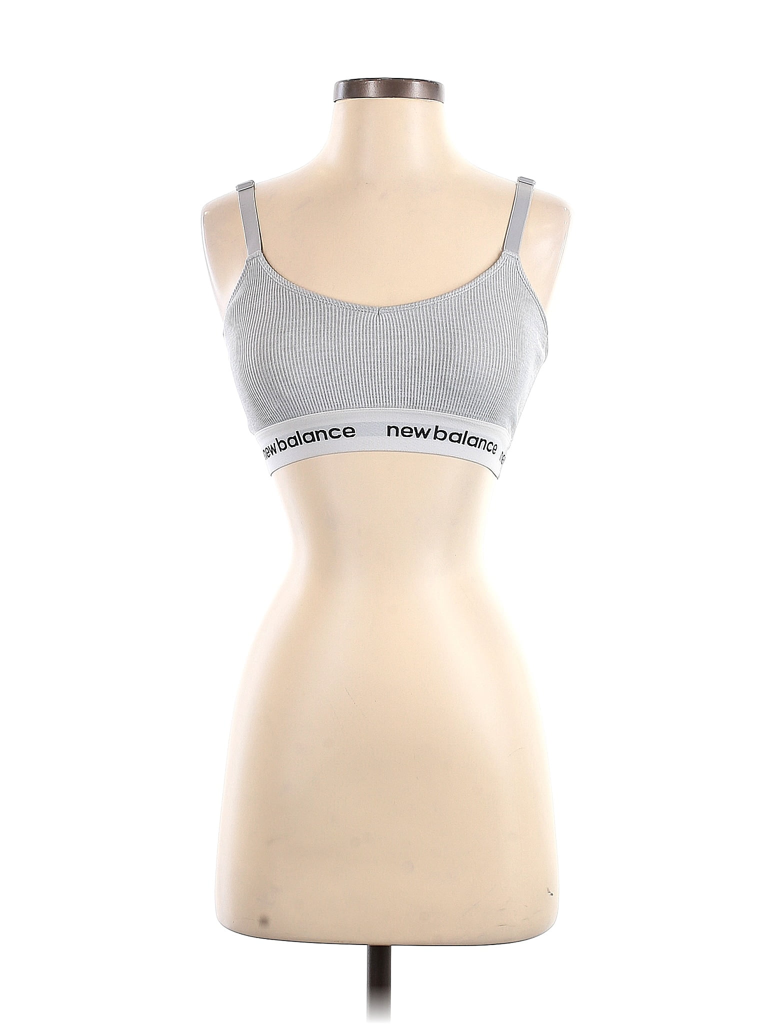 New Balance Graphic Silver Sports Bra Size Sm (Estimated) - 76% off ...