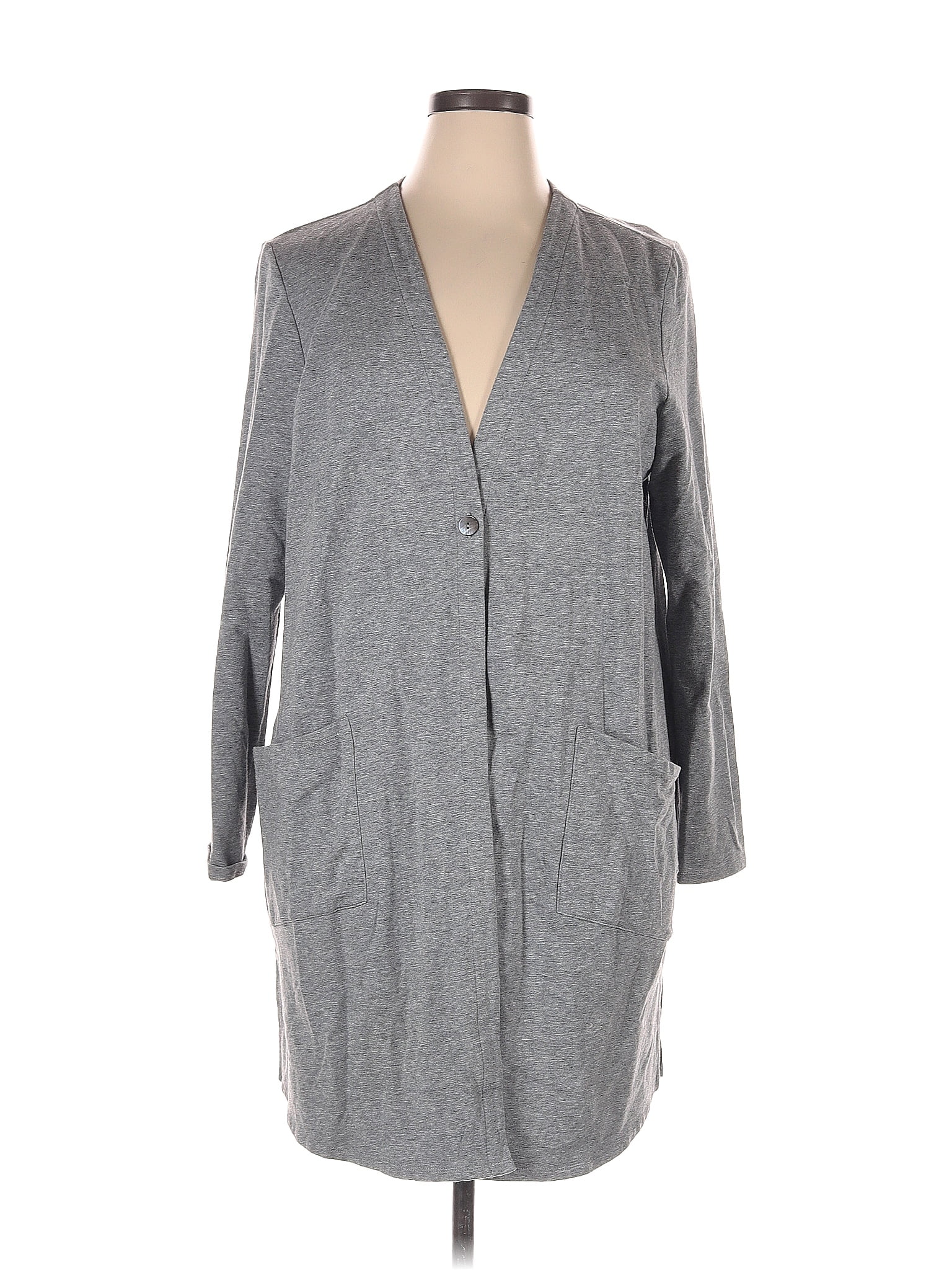Purejill Marled Gray Cardigan Size XL - 50% off | ThredUp