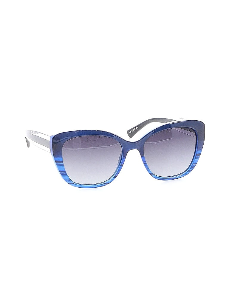 RZ Rachel Zoe Solid Blue Sunglasses One Size - 59% off | ThredUp