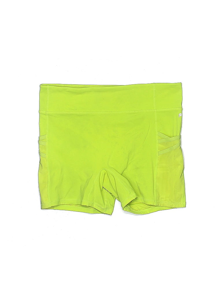 Motion 365 made by Fabletics Solid Green Athletic Shorts Size XL - 62% ...