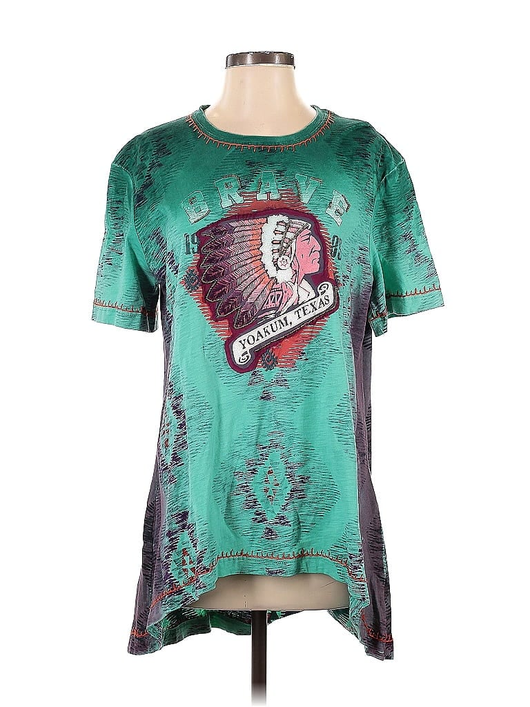Double D Ranch Teal Short Sleeve T-Shirt Size M - 77% off | ThredUp