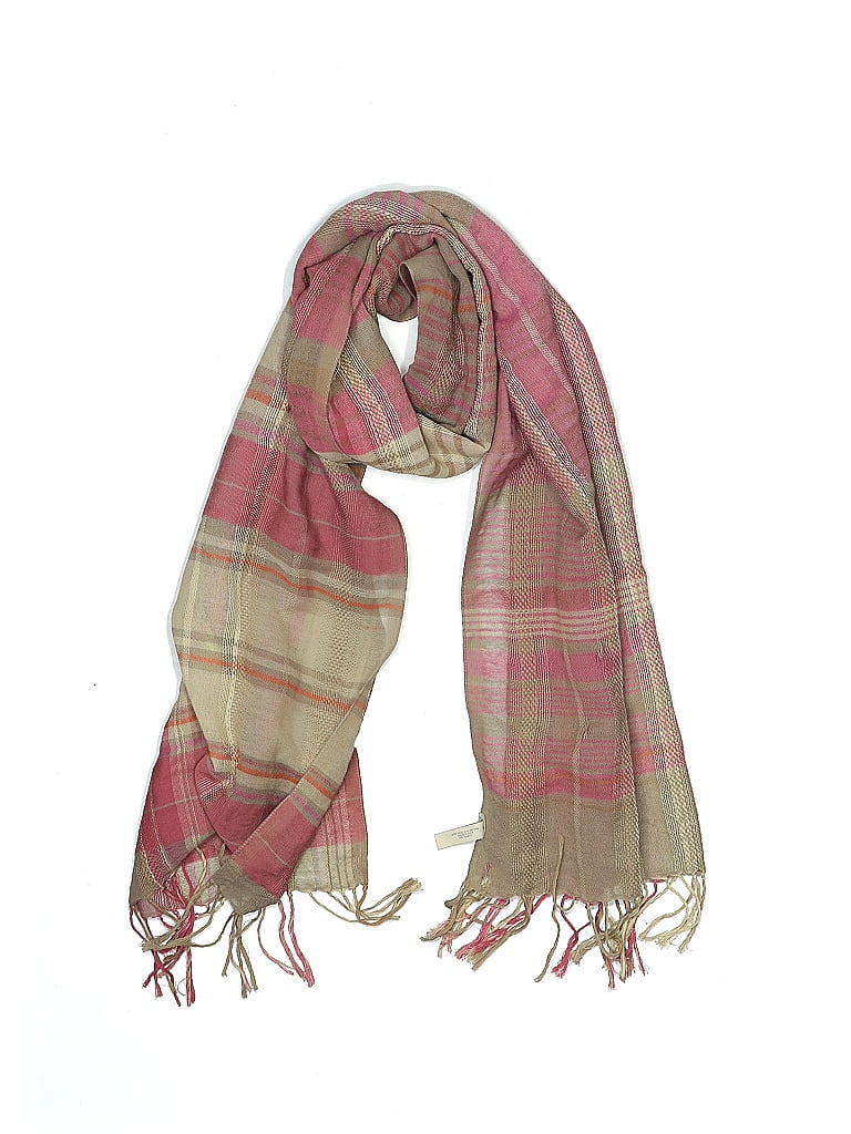 Ann Taylor LOFT Plaid Multi Color Pink Scarf One Size - 51% off | ThredUp