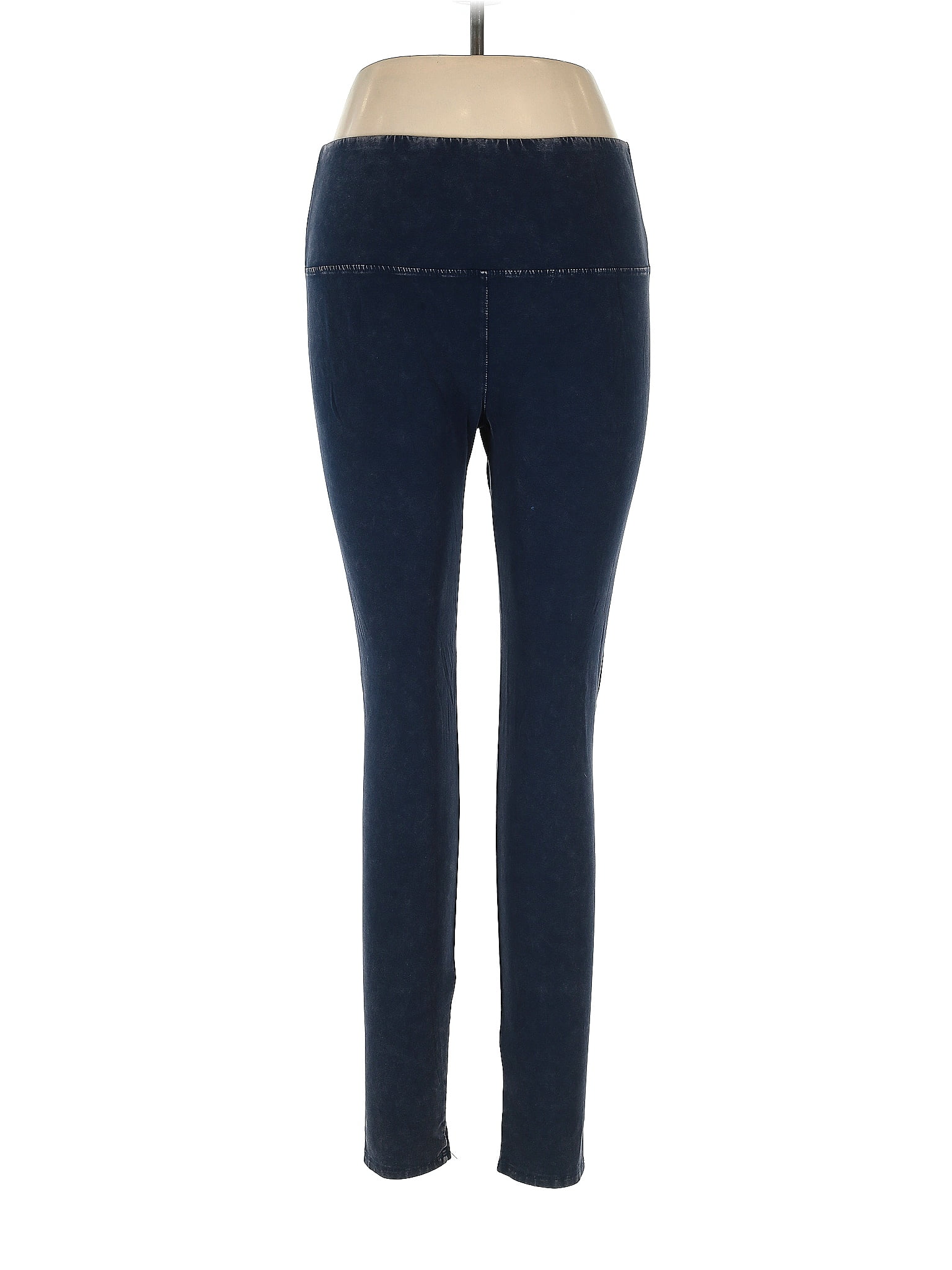 colsie Solid Navy Blue Leggings Size L - 38% off | ThredUp