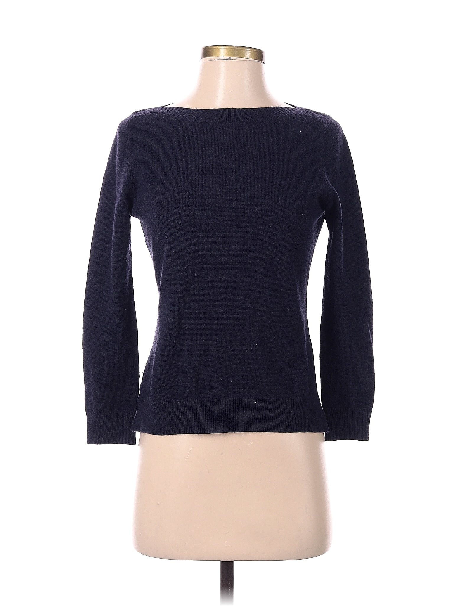Ann Taylor Color Block Solid Blue Sweatshirt Size S - 75% off | ThredUp