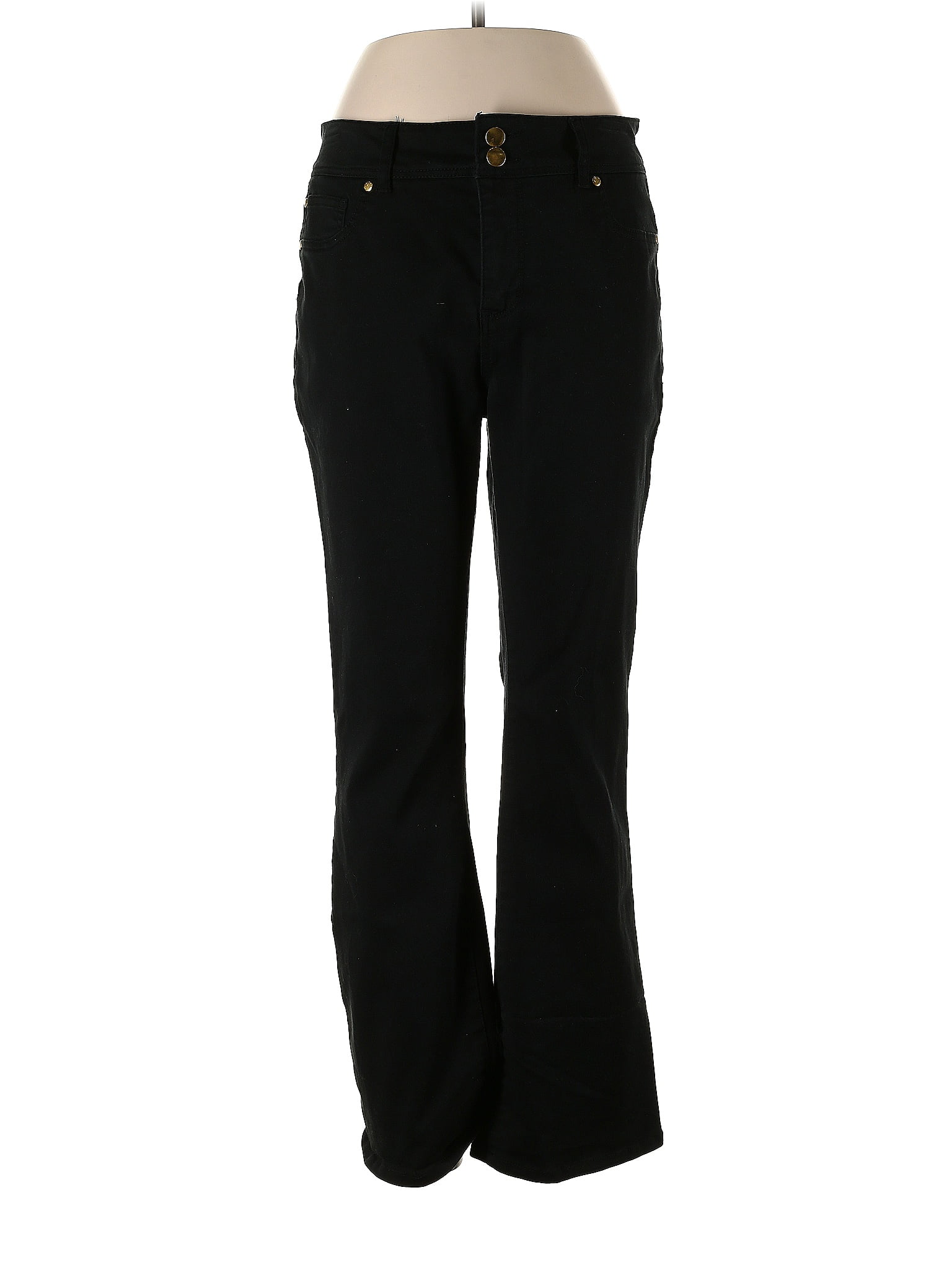 IMAN Black Jeans Size 12 - 77% off | ThredUp