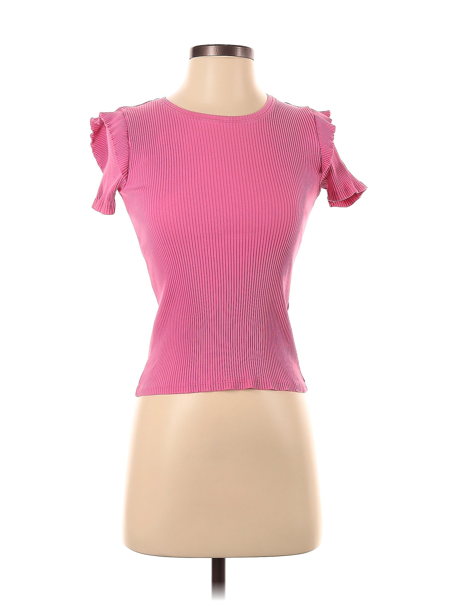 Zara Pink Short Sleeve Top Size S 49 Off Thredup