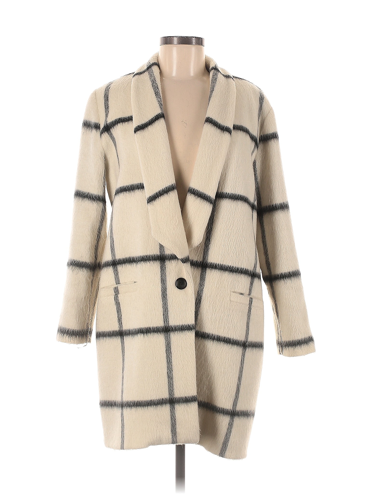 Elevenses Ivory Coat Size 8 (Plus) - 70% off | ThredUp