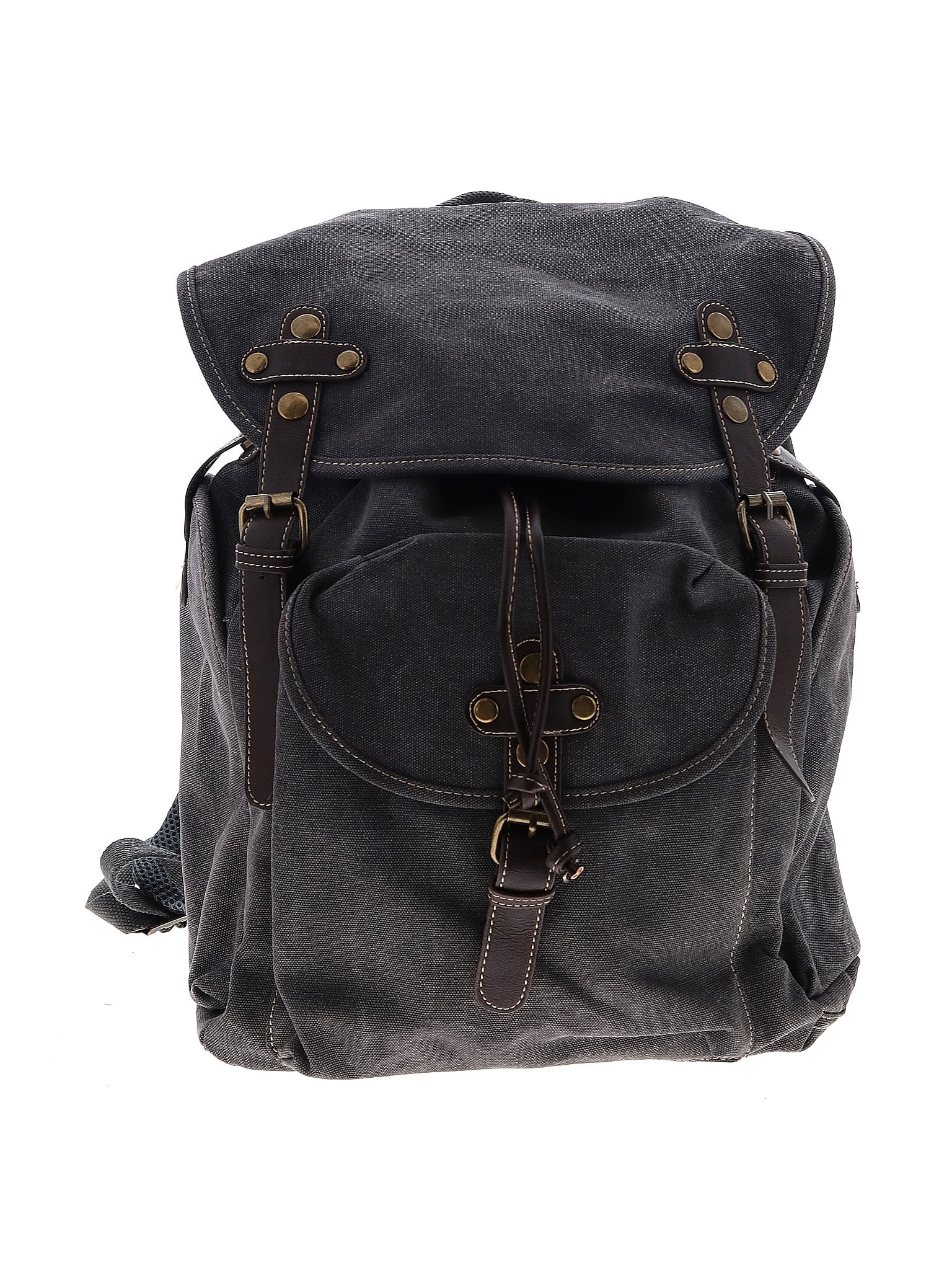 Assorted Brands Solid Gray Black Backpack One Size - 43% off | ThredUp