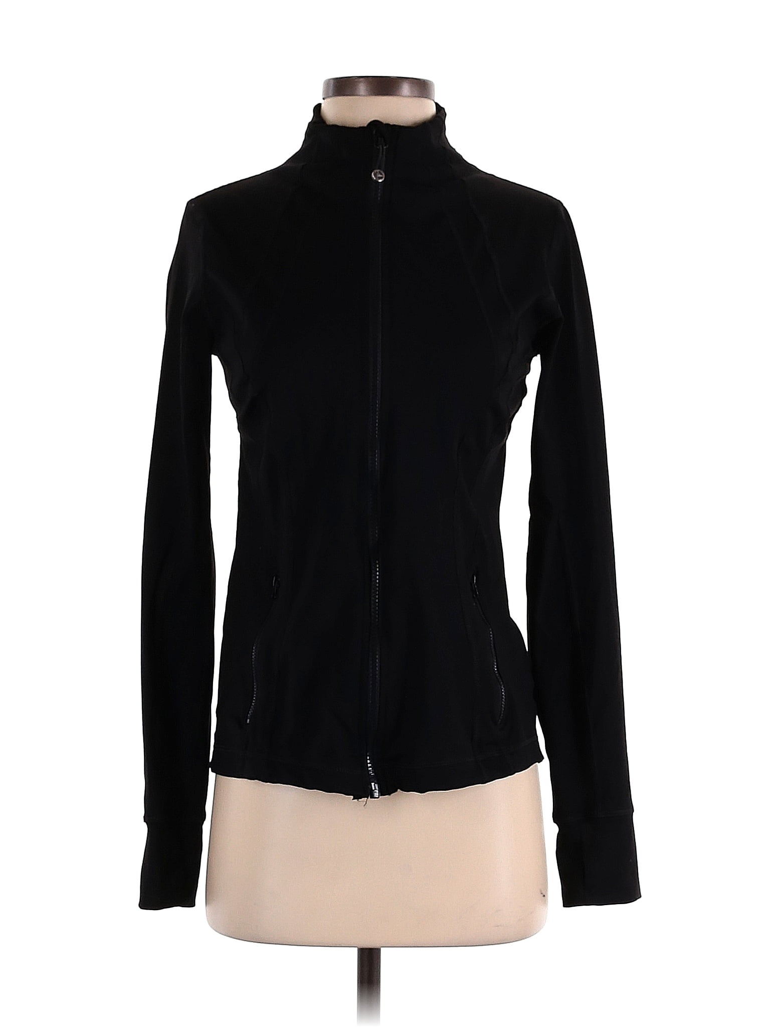 90 Degree by Reflex Solid Black Track Jacket Size S - 59% off | ThredUp