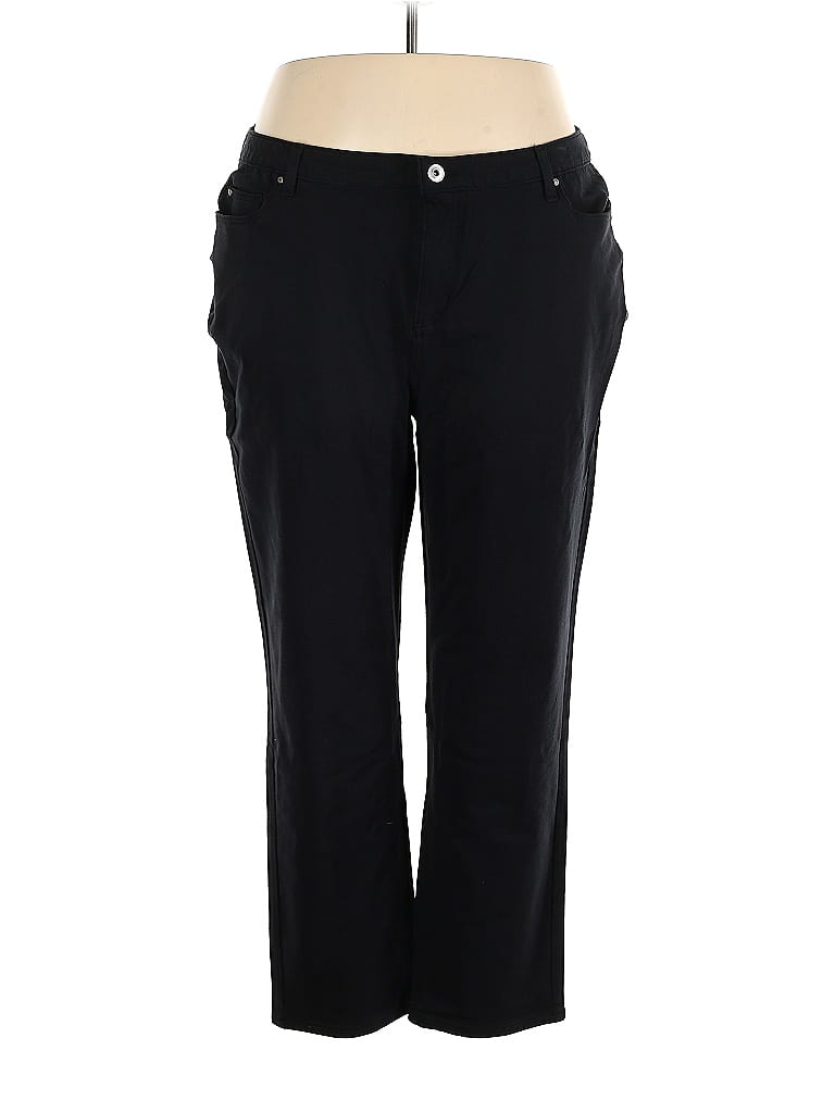Catherines Black Casual Pants Size 24W (Plus) - 64% off | ThredUp