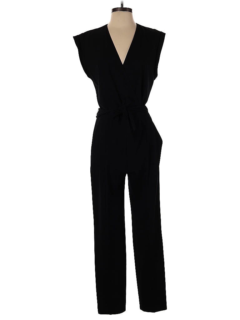 Theory Solid Black Jumpsuit Size 8 - 76% off | ThredUp