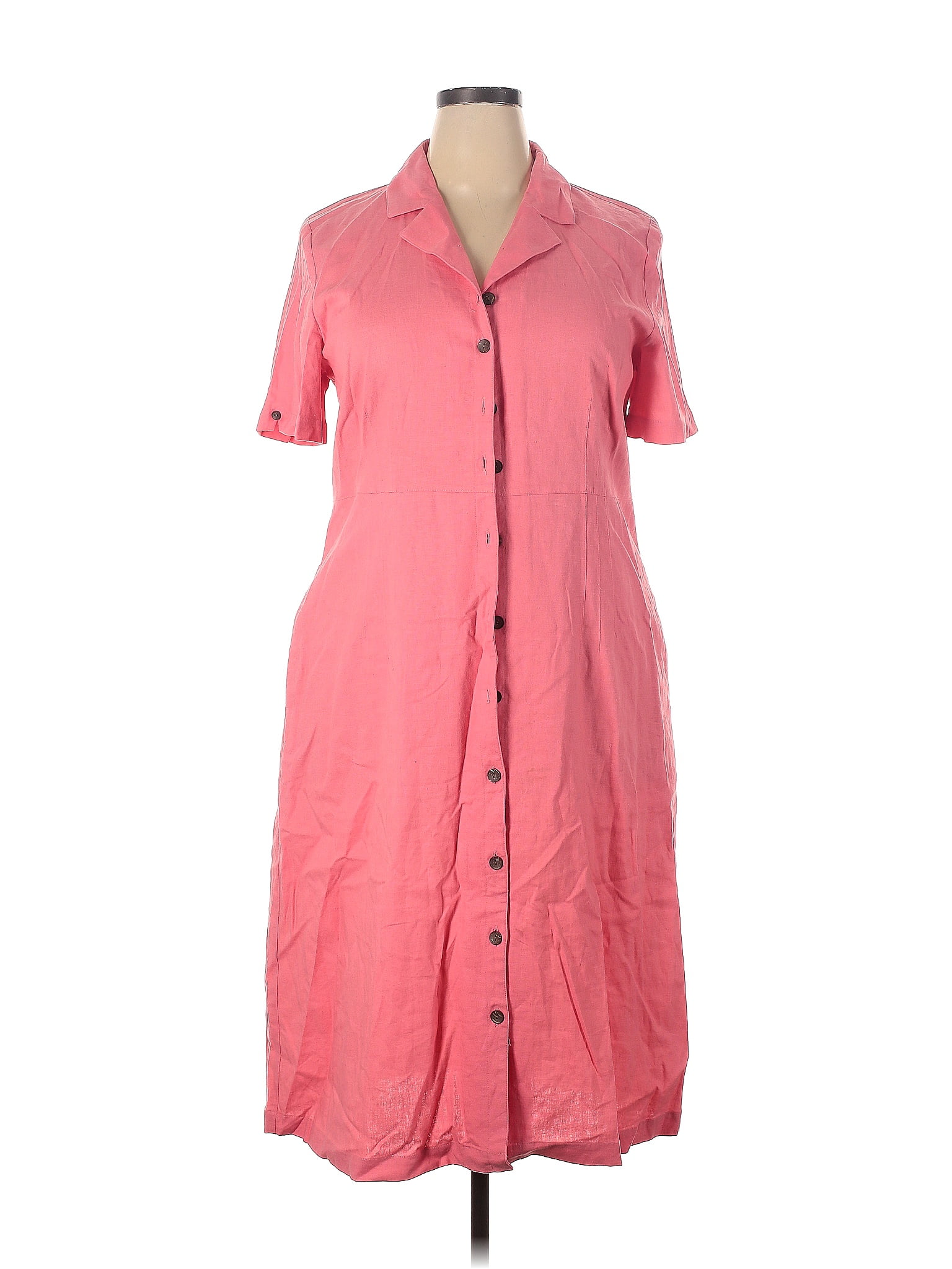 The Tog Shop Solid Pink Casual Dress Size 18 (Plus) - 60% off | ThredUp