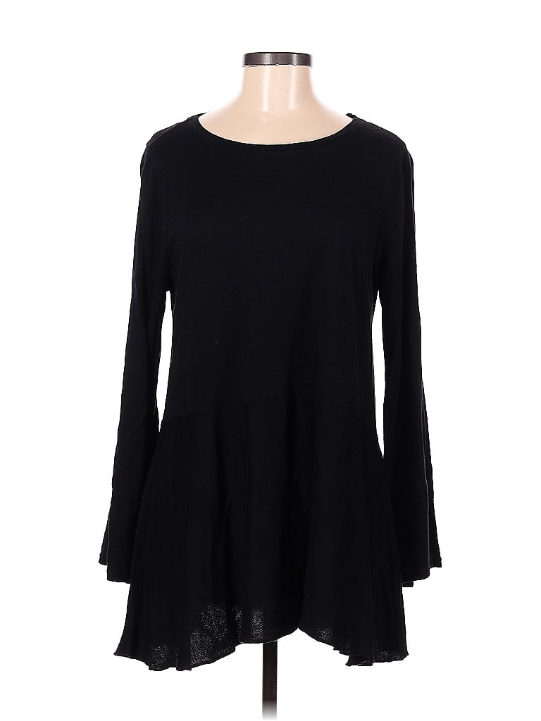 Styleandco Solid Black Long Sleeve Top Size M 52 Off Thredup