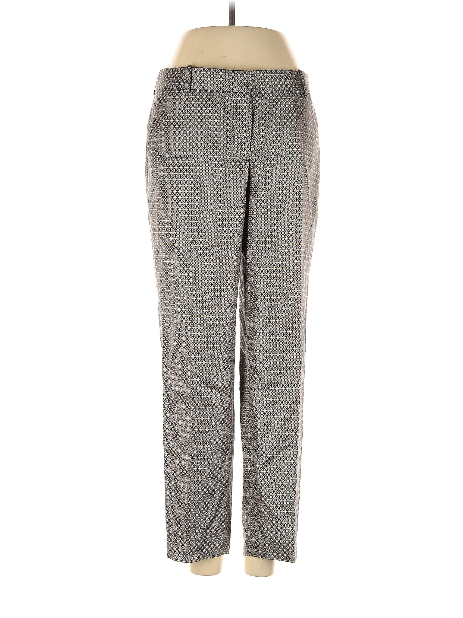 J Crew Collection 100 Silk Houndstooth Jacquard Tortoise Argyle