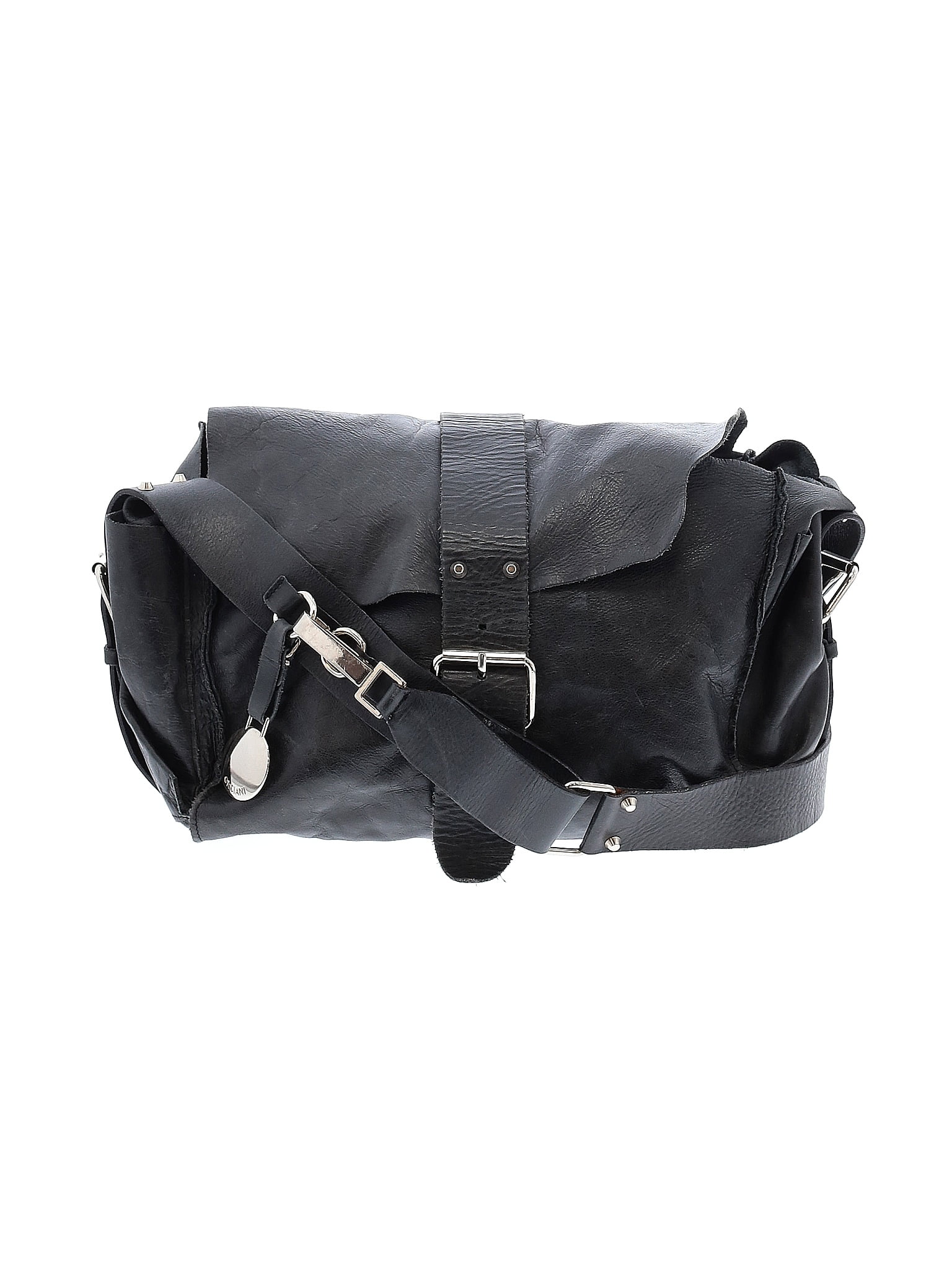 Claudio Orciani Solid Black Crossbody Bag One Size - 28% off | ThredUp