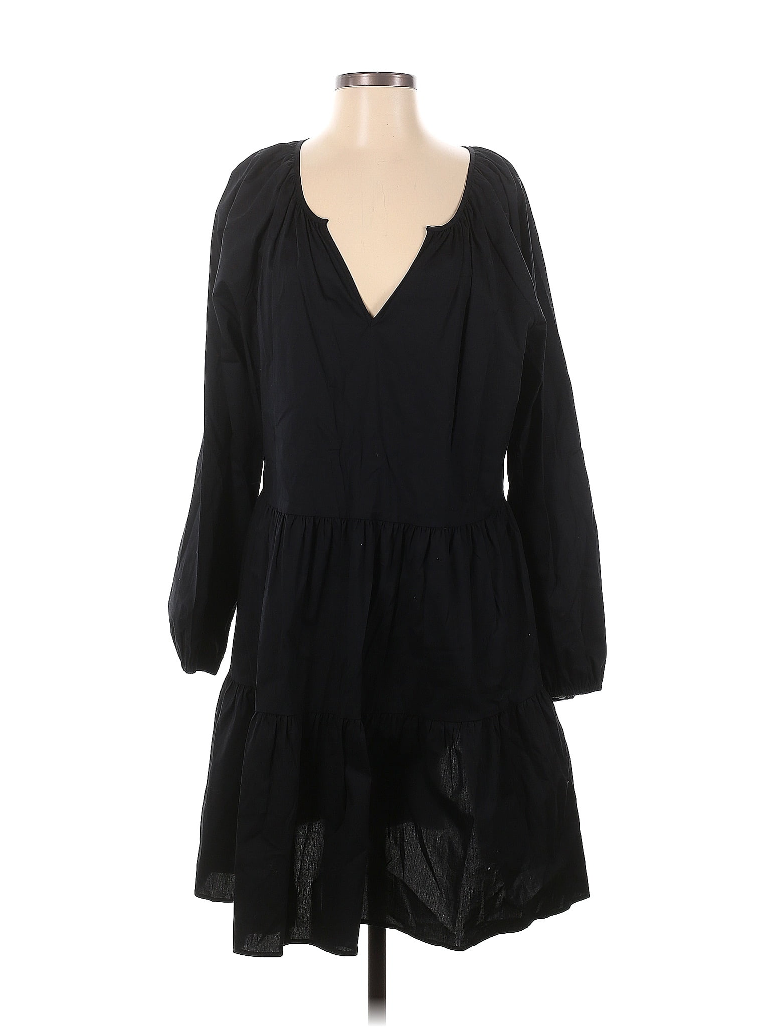 Karen Kane Solid Black Casual Dress Size M 75 Off Thredup