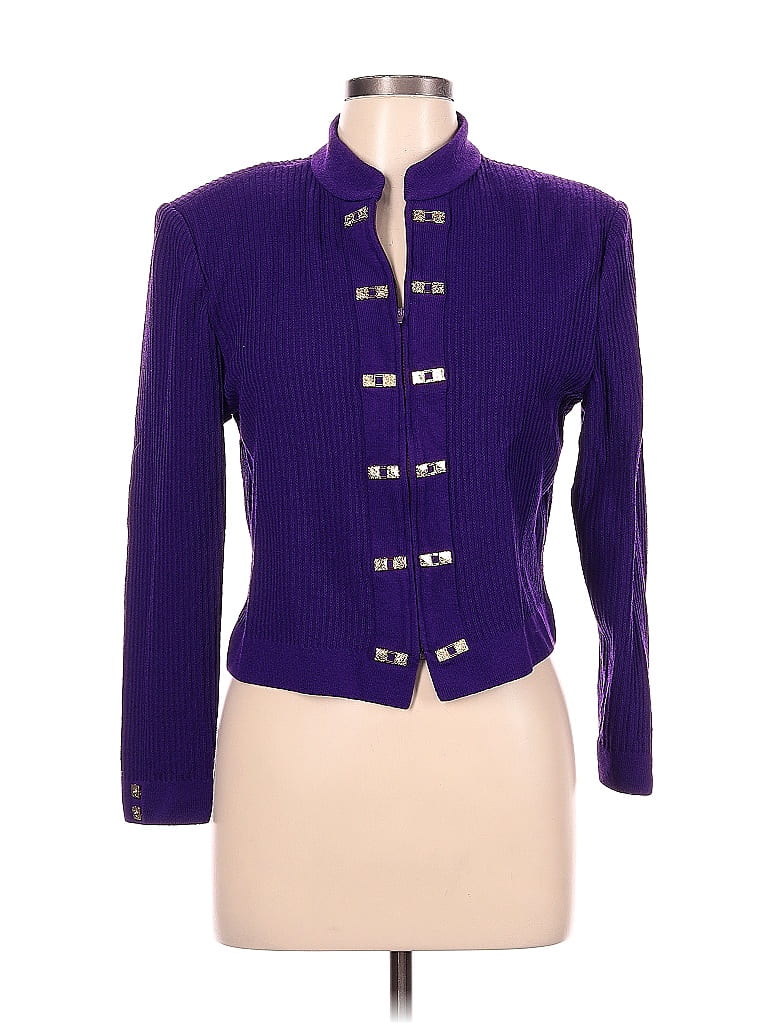 St. John Collection Purple Jacket Size 10 - 85% off | ThredUp