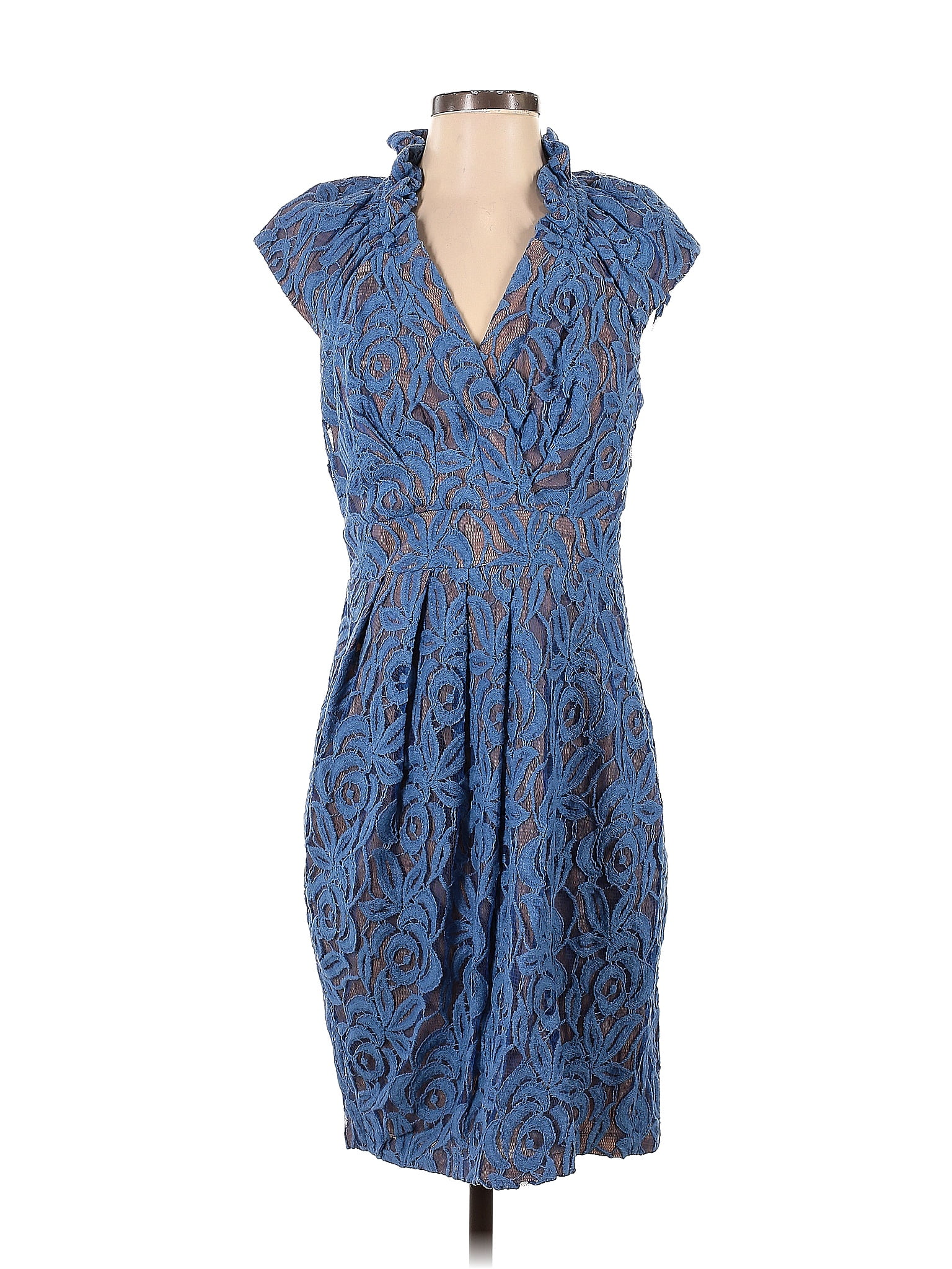 Eva Franco Blue Cocktail Dress Size 8 - 77% off | ThredUp