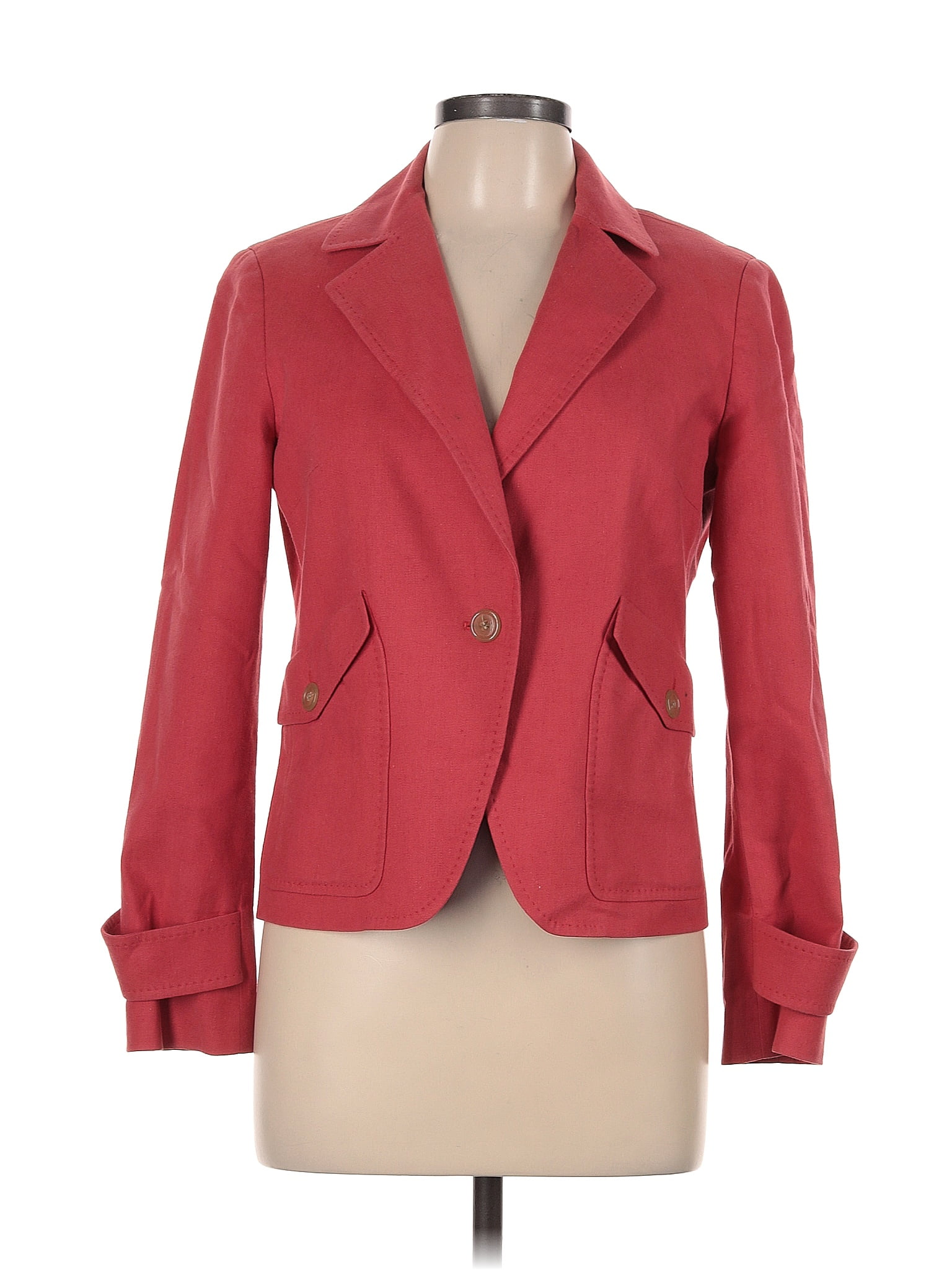 Talbots Solid Red Blazer Size 8 - 81% off | ThredUp