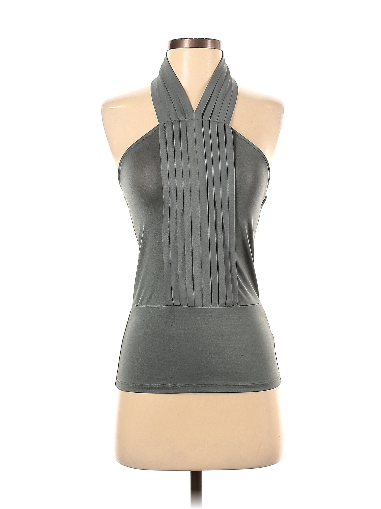 The Limited Solid Gray Halter Top Size XS - 74% off | ThredUp
