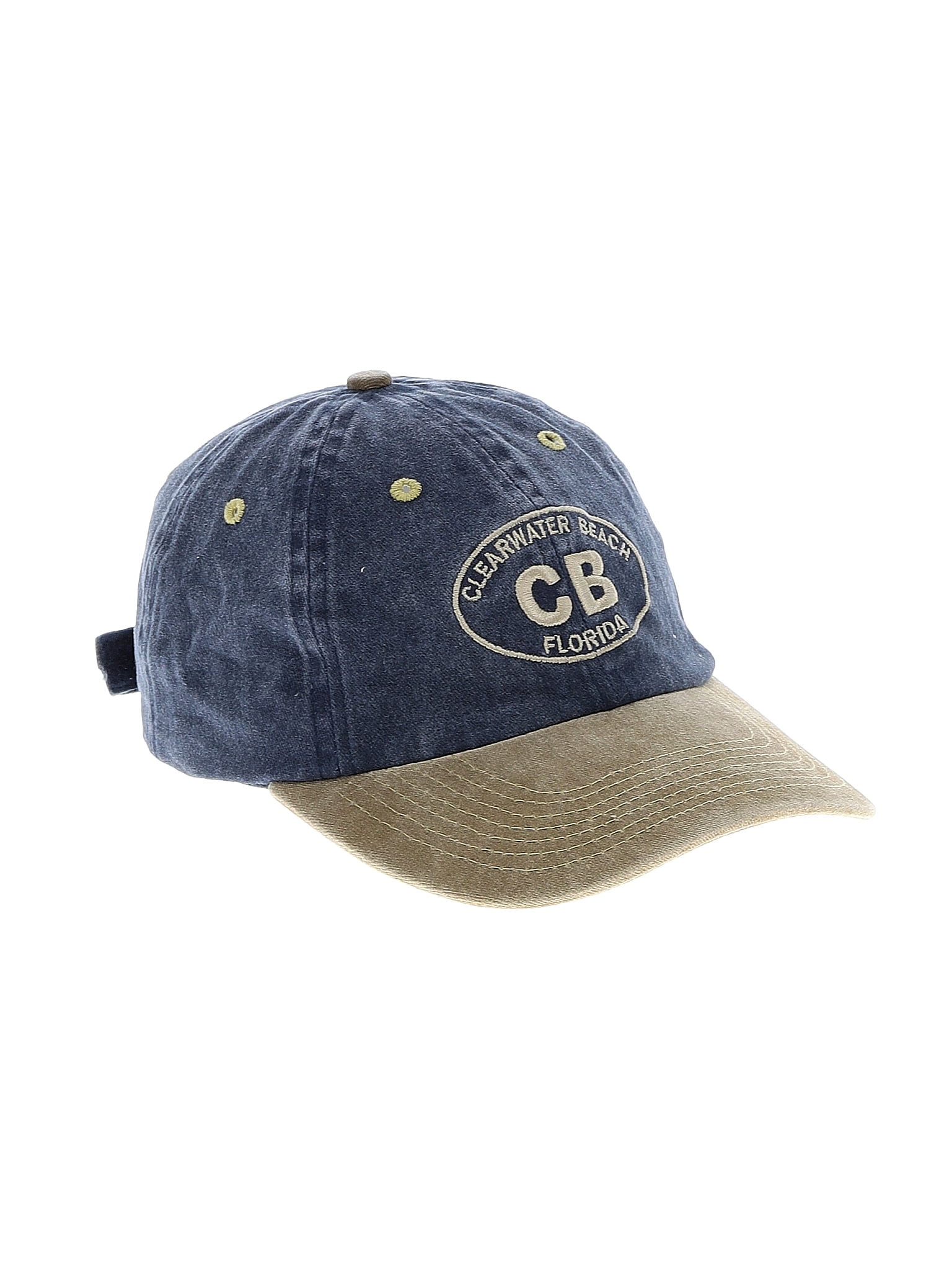 Assorted Brands 100% Cotton Color Block Solid Blue Baseball Cap One ...