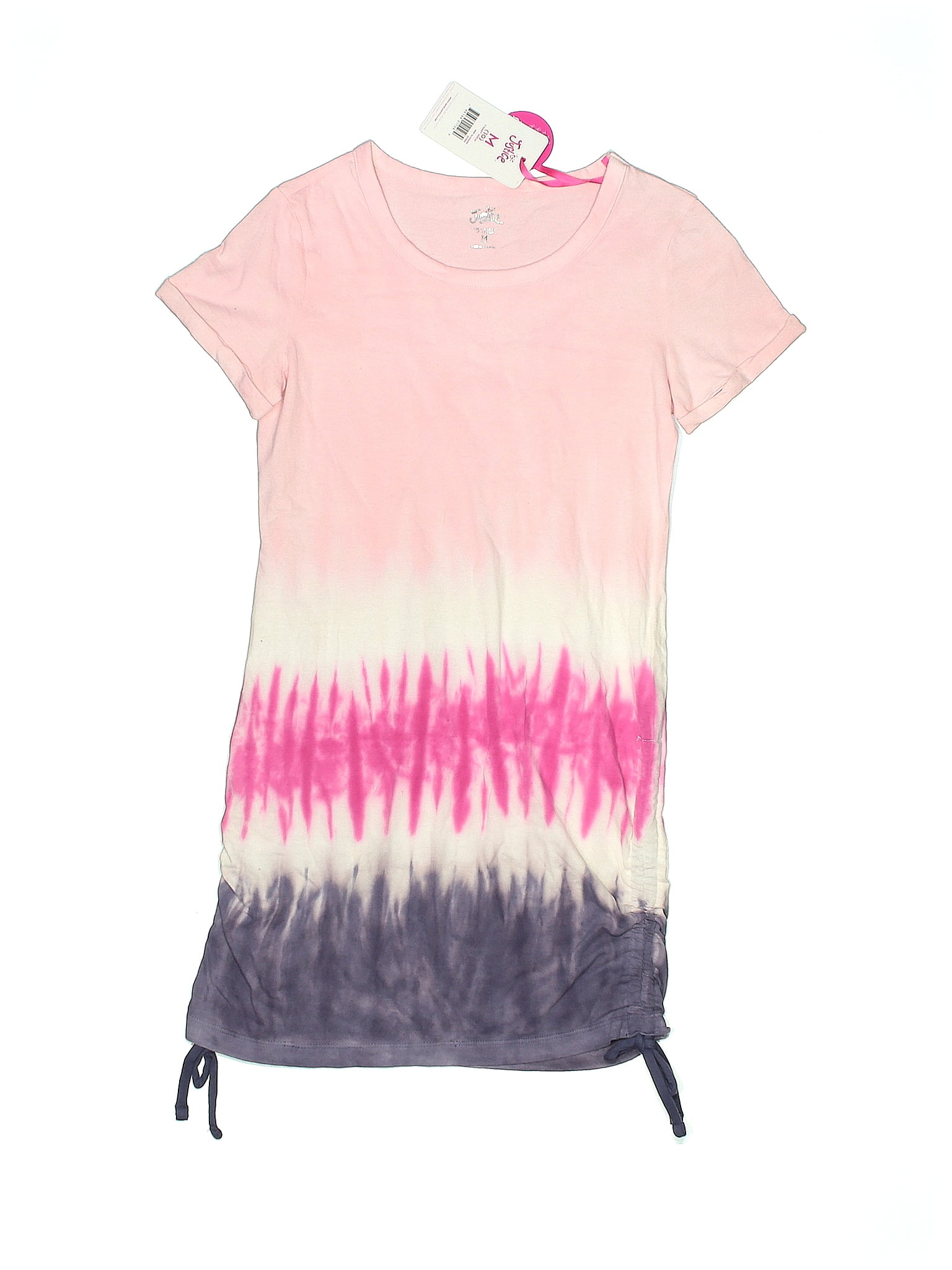 Justice 100% Cotton Tie-dye Pink Dress Size 10 - 47% off | ThredUp