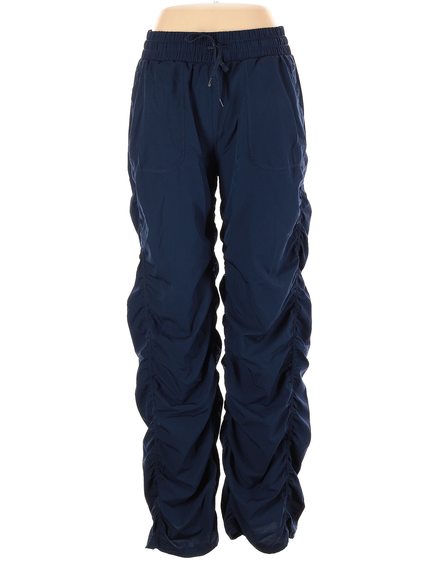 Yogipace Solid Navy Blue Yoga Pants Size L - 55% off | ThredUp