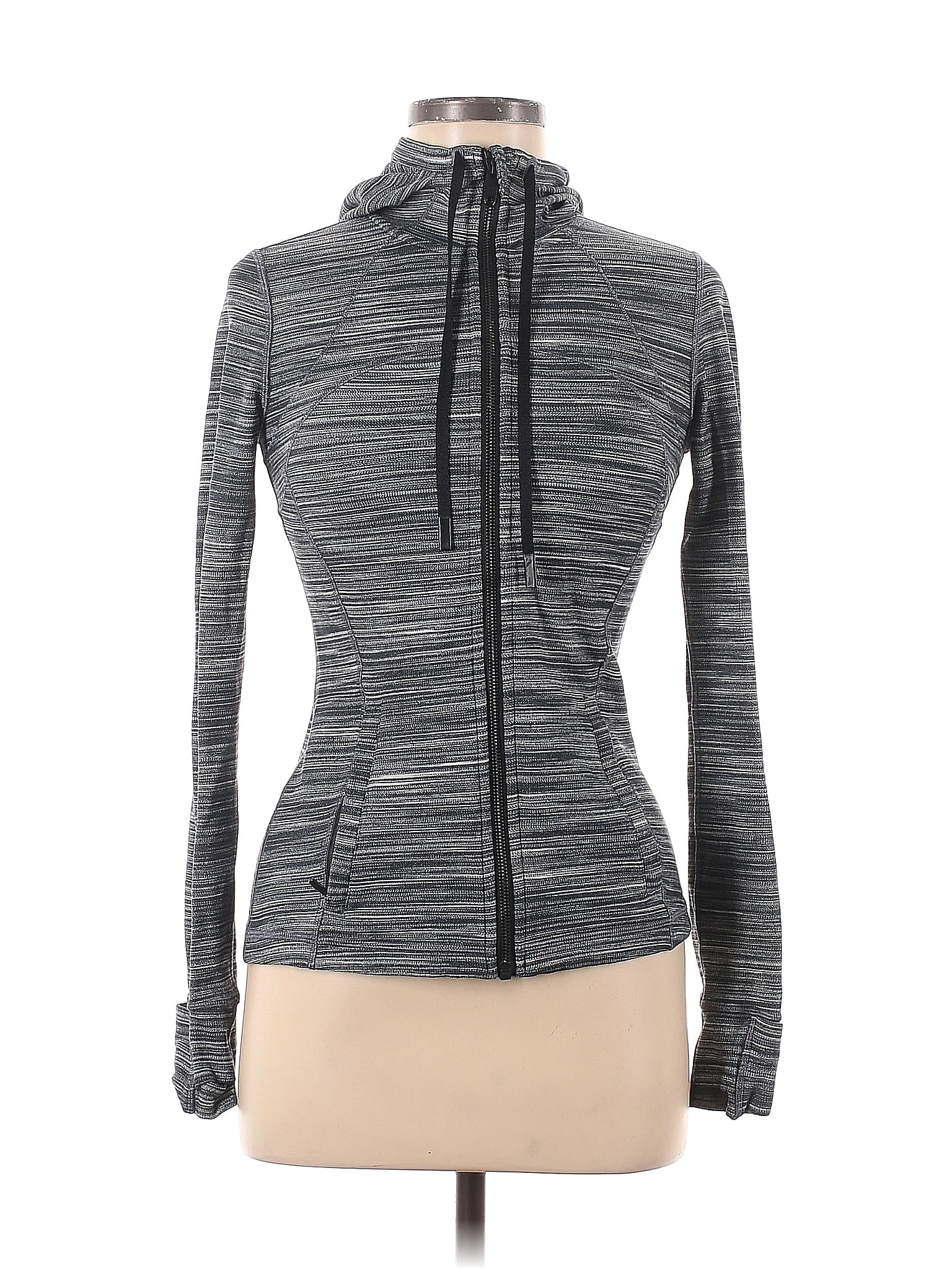 Lululemon Athletica Gray Track Jacket Size 6 - 73% off | ThredUp
