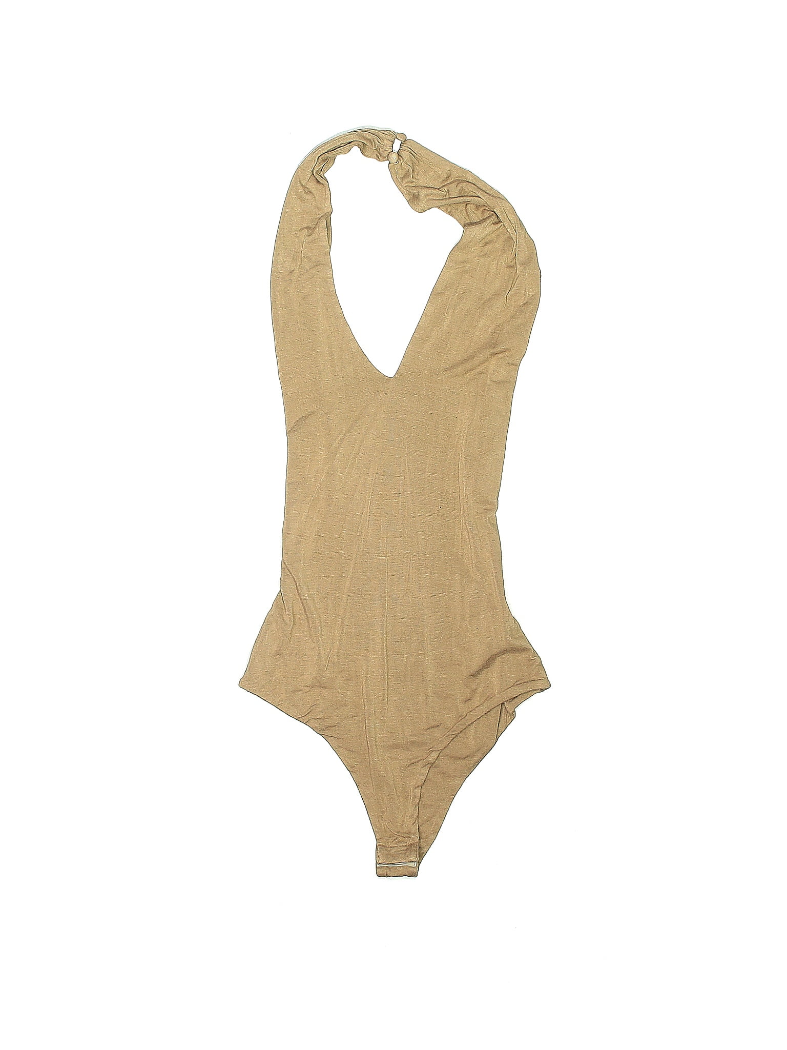 TOBI Solid Tan Bodysuit Size XS - 80% off | ThredUp