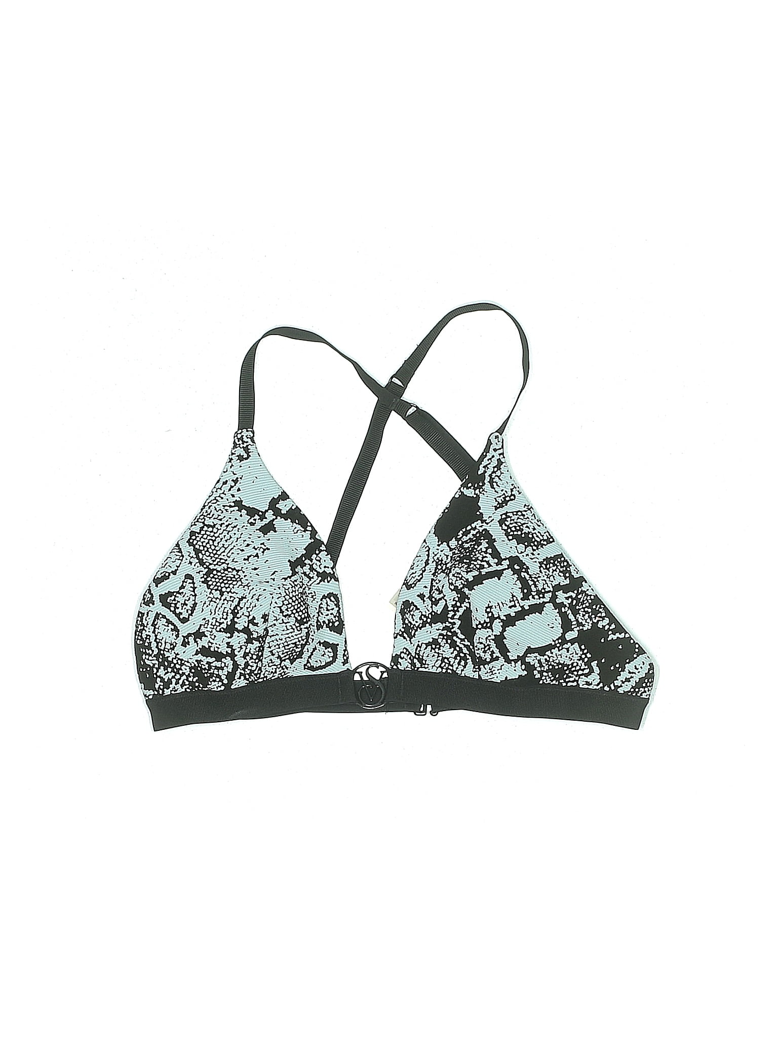 Victoria's Secret Color Block Snake Print Gray Swimsuit Top Size S - 68 ...