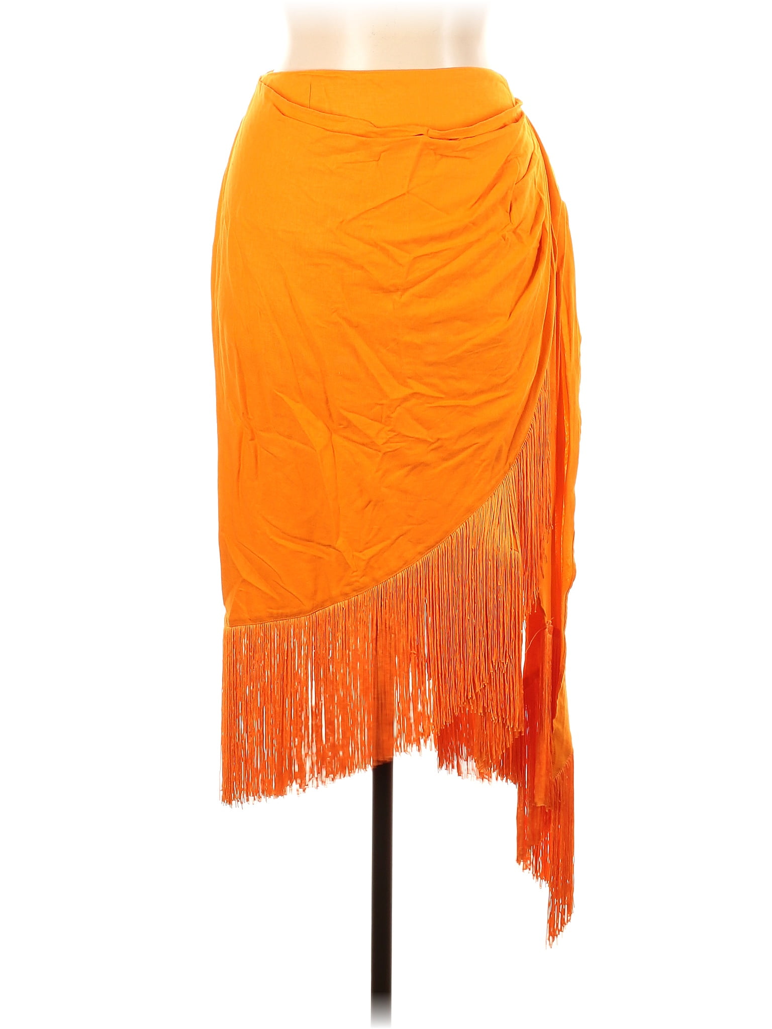 Gabi Fresh x FASHION TO FIGURE Solid Orange Casual Skirt Size 1X (1 ...