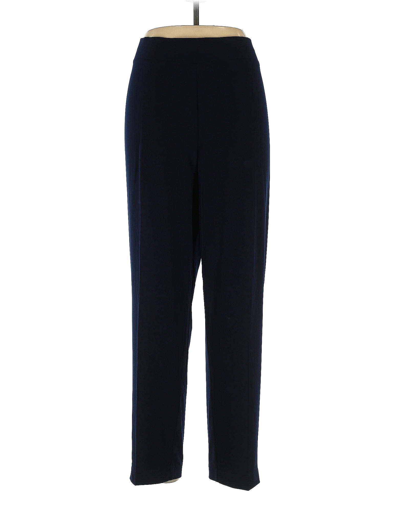 Susan Graver Polka Dots Blue Dress Pants Size 0X (Plus) - 70% off | ThredUp